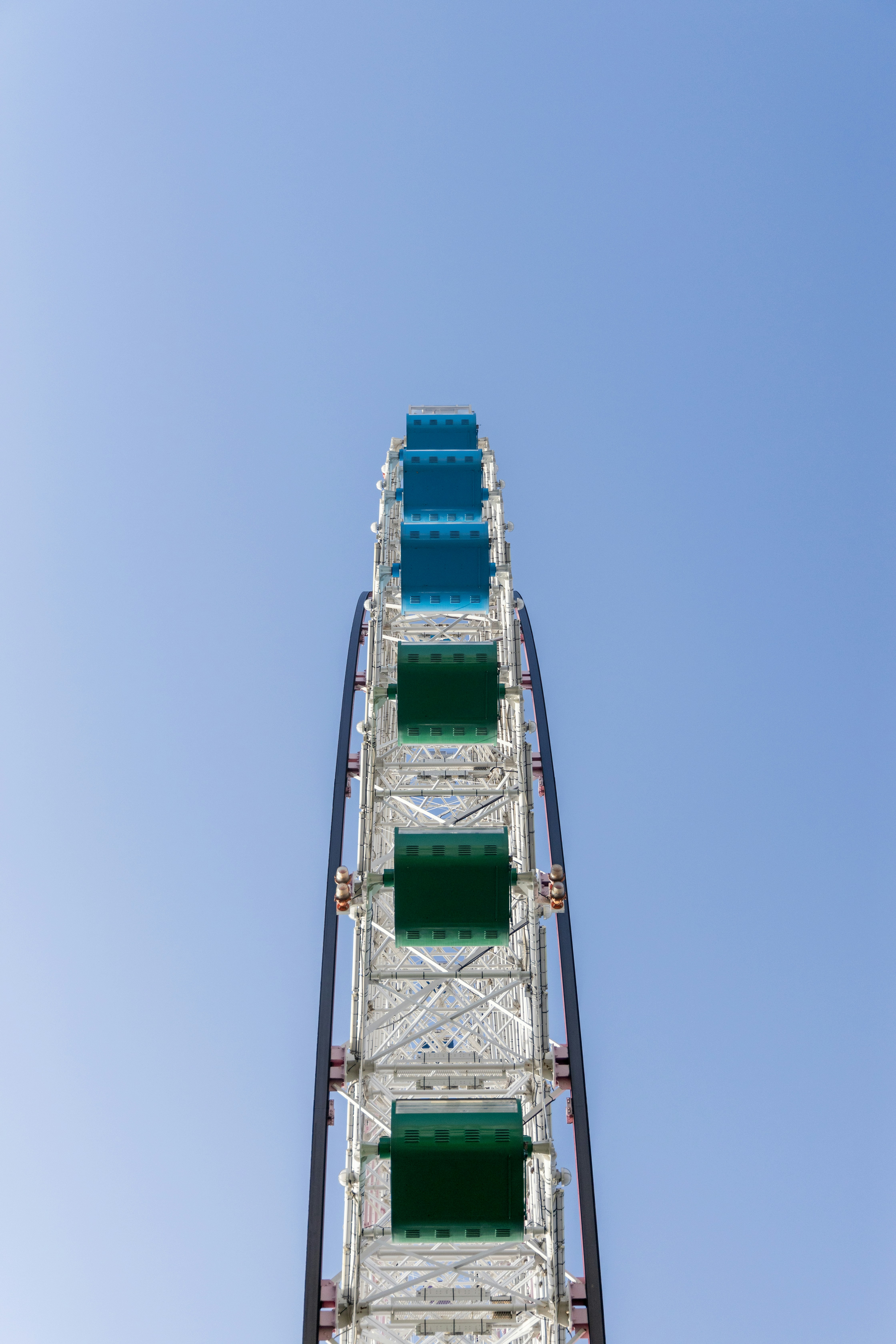 Ferris wheel near the aquarium in Osaka, Japan.Alex Robertson