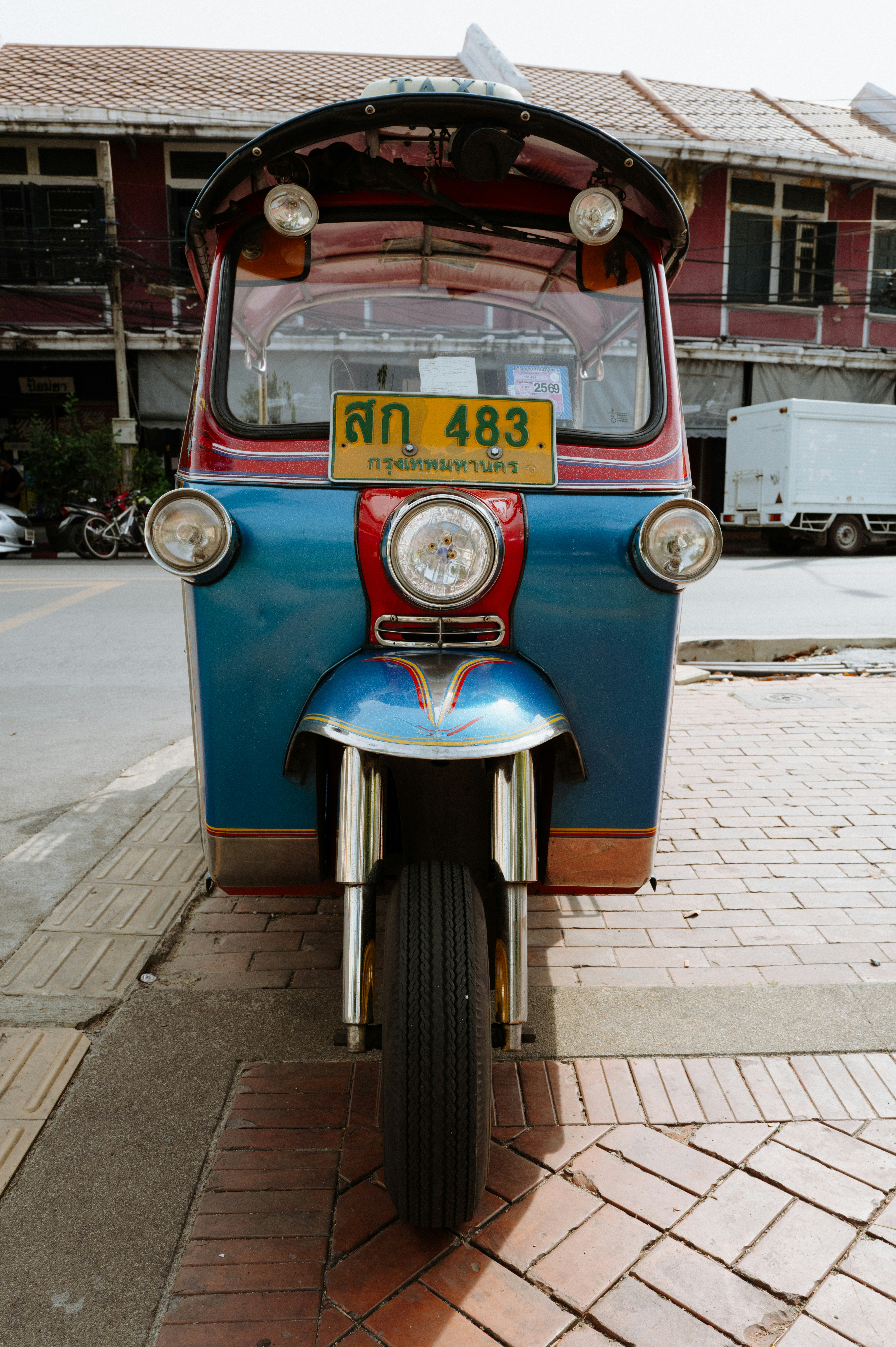 Front-and-Center Tuk-Tuk: A Colorful Breath of Bangkok