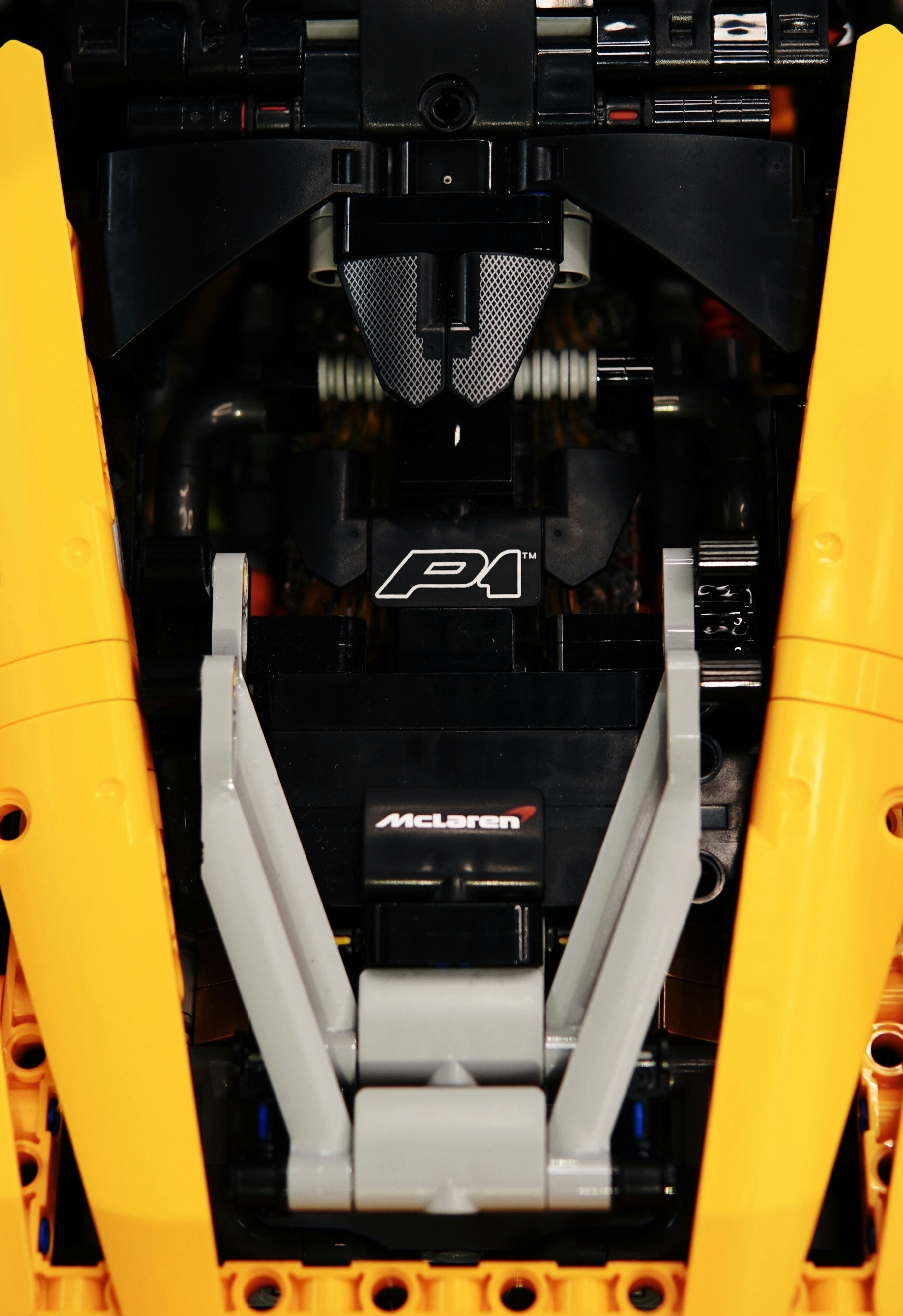 A lego mclaren p1 engine bay is seen. photo – Free Background Image on ...