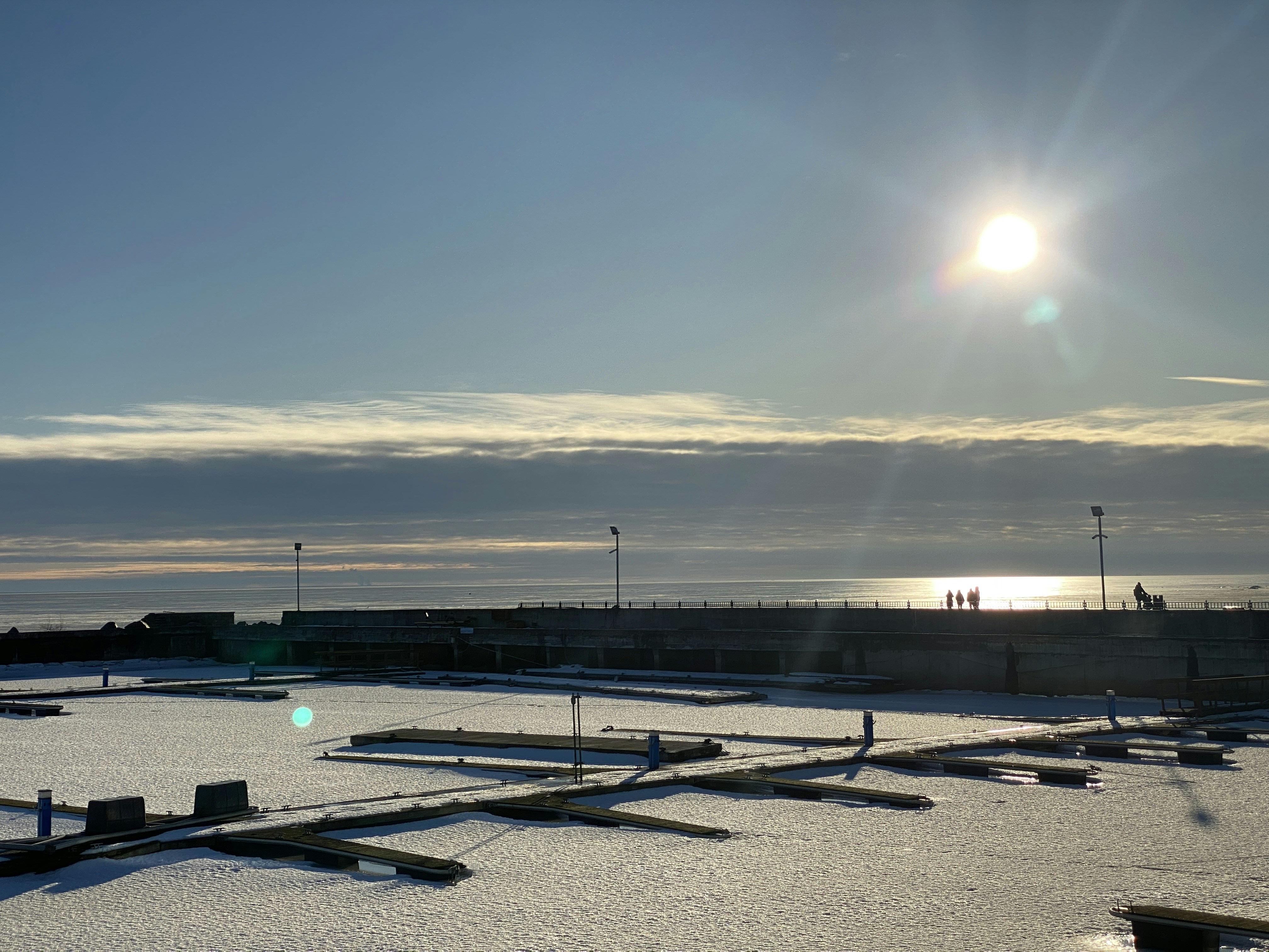 Winter Sun Over Silent Waters