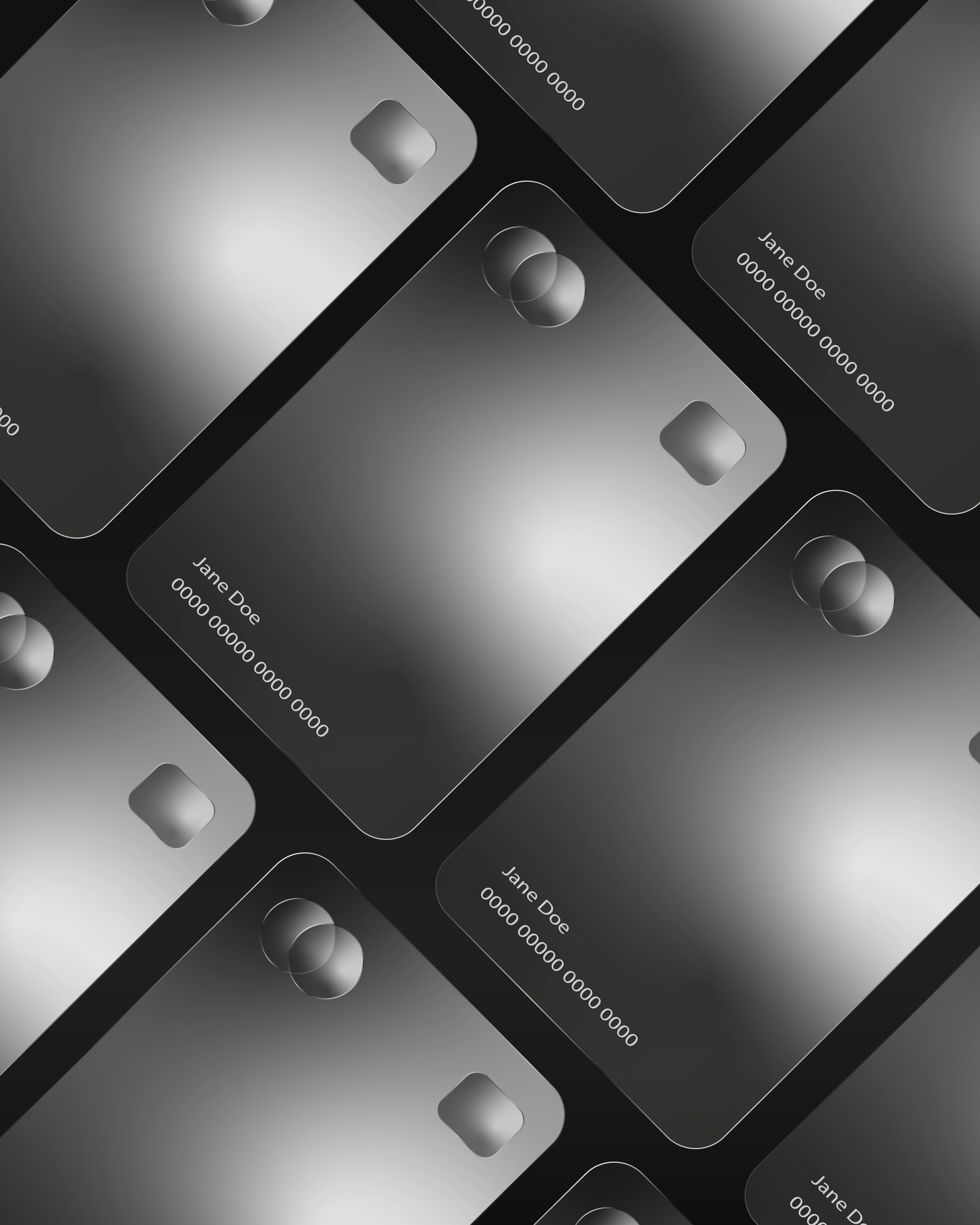 Multiple credit cards arranged in a pattern. photo – Free Money Image ...