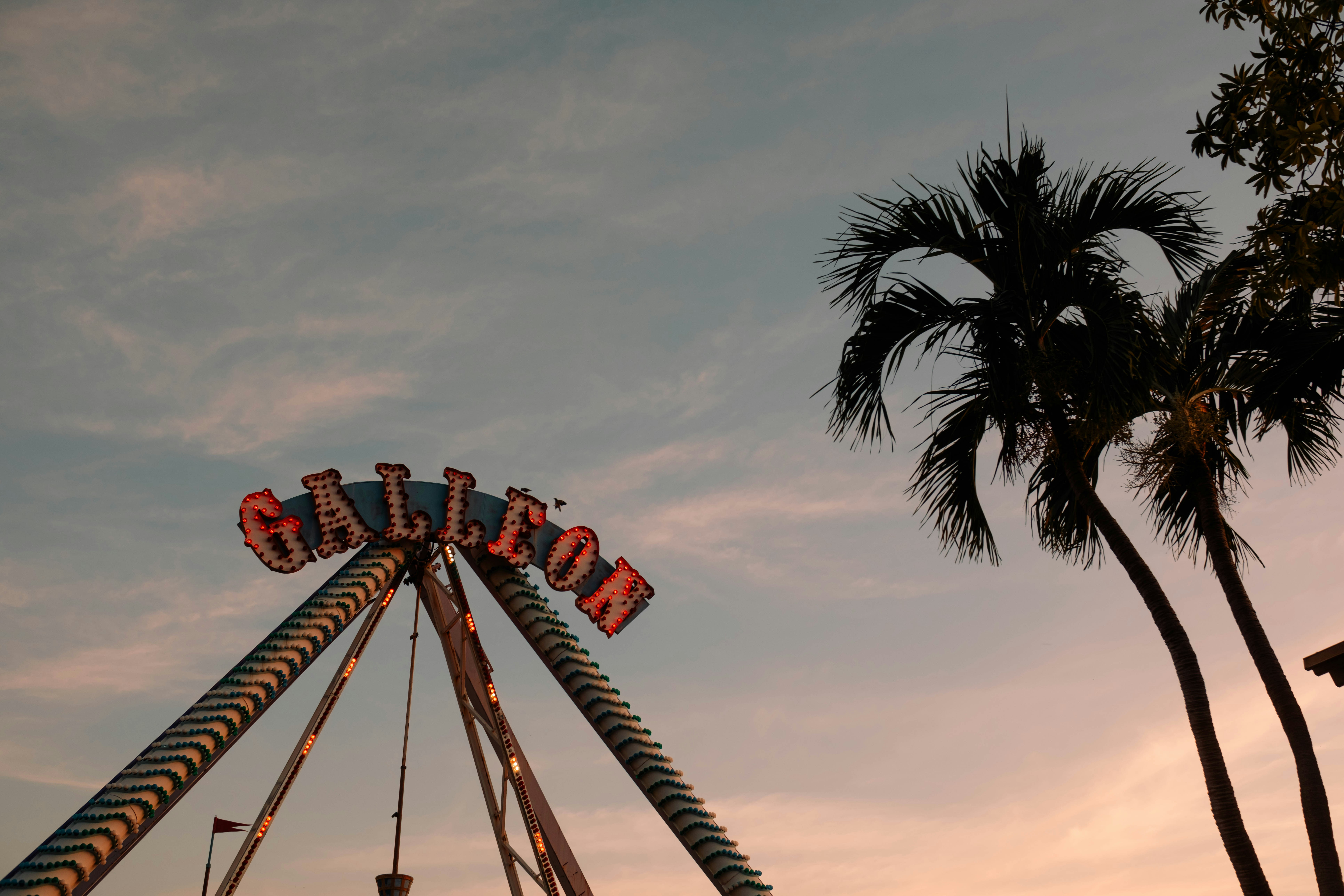 Sunset Thrill at the Carnival