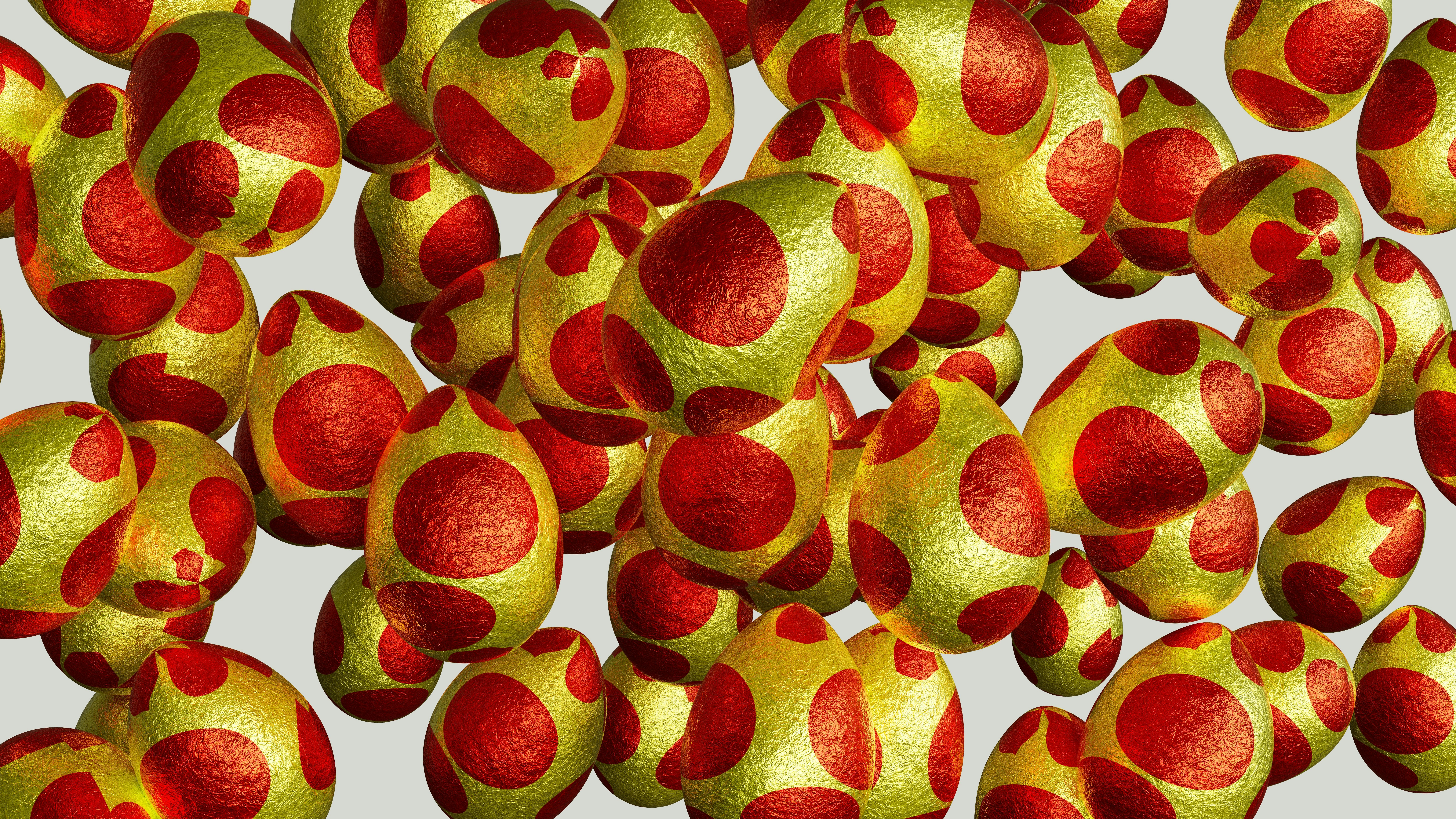 There is a cluster of decorated easter eggs. photo – Free Wallpaper ...