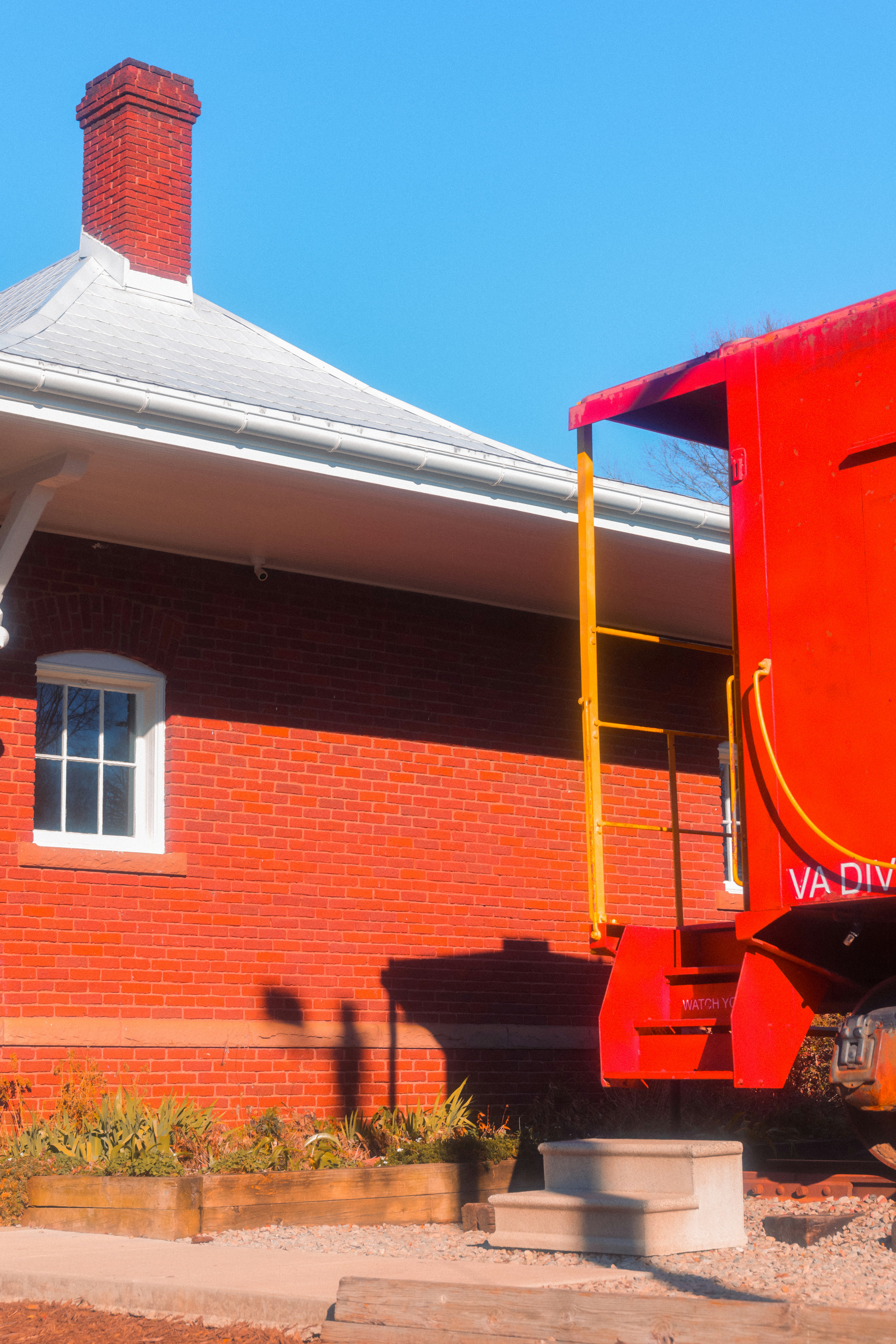 Brick House and Red Machinery: A Quiet Construction Moment