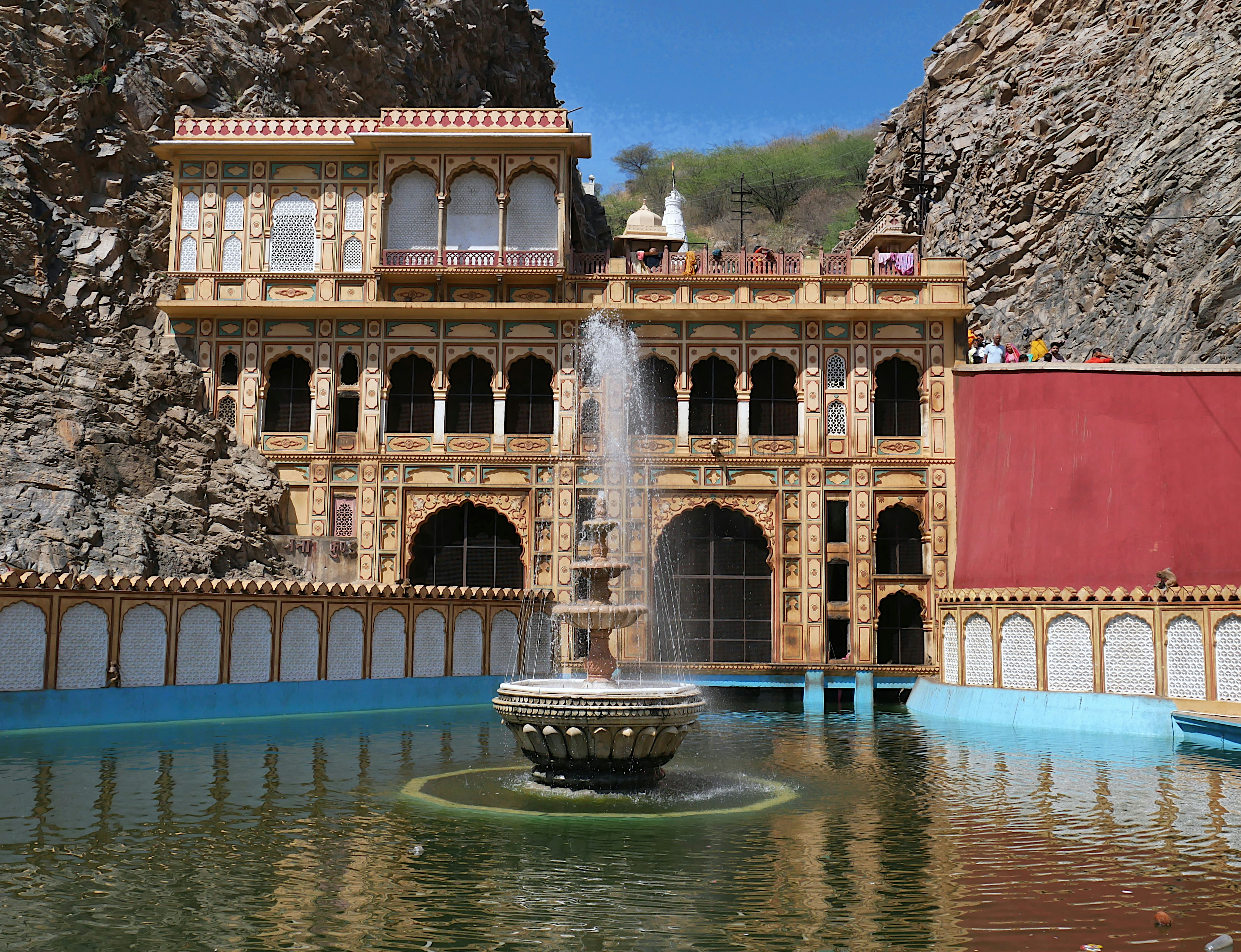 Heritage Oasis Amidst Rocky Terrain