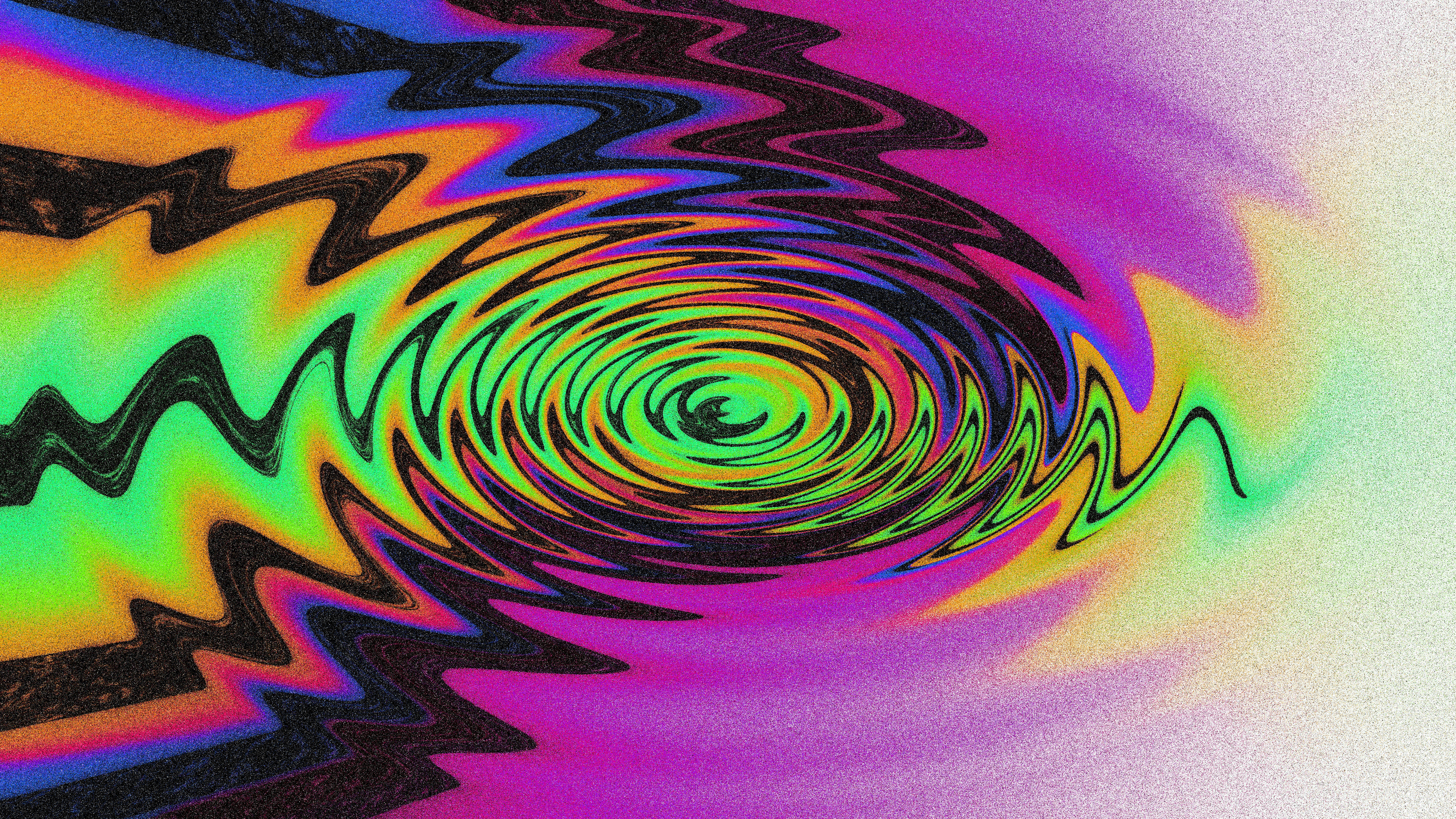 Colorful concentric ripples create a psychedelic effect. photo – Free ...