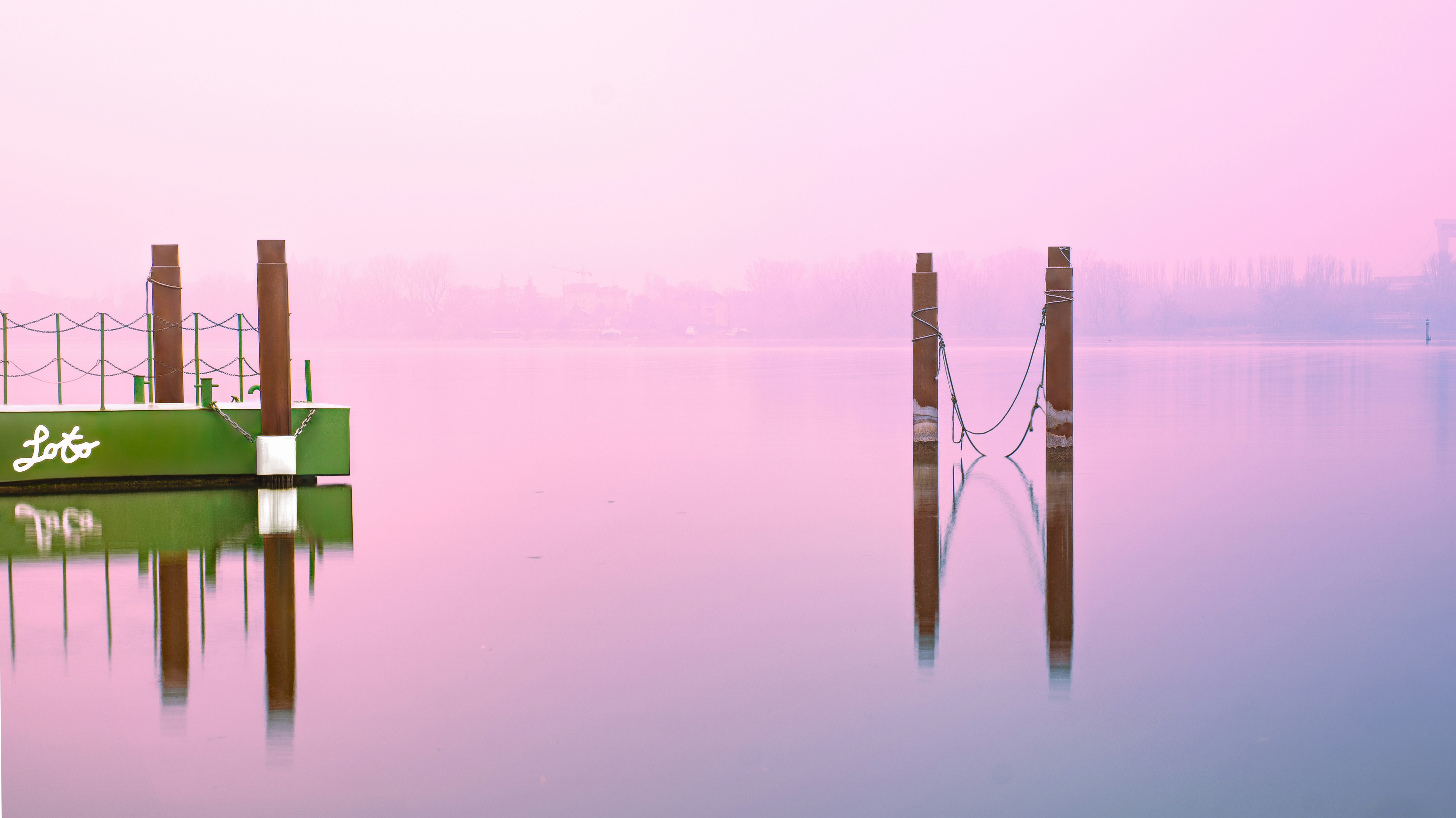Whispers of Pink Over Tranquil Waters