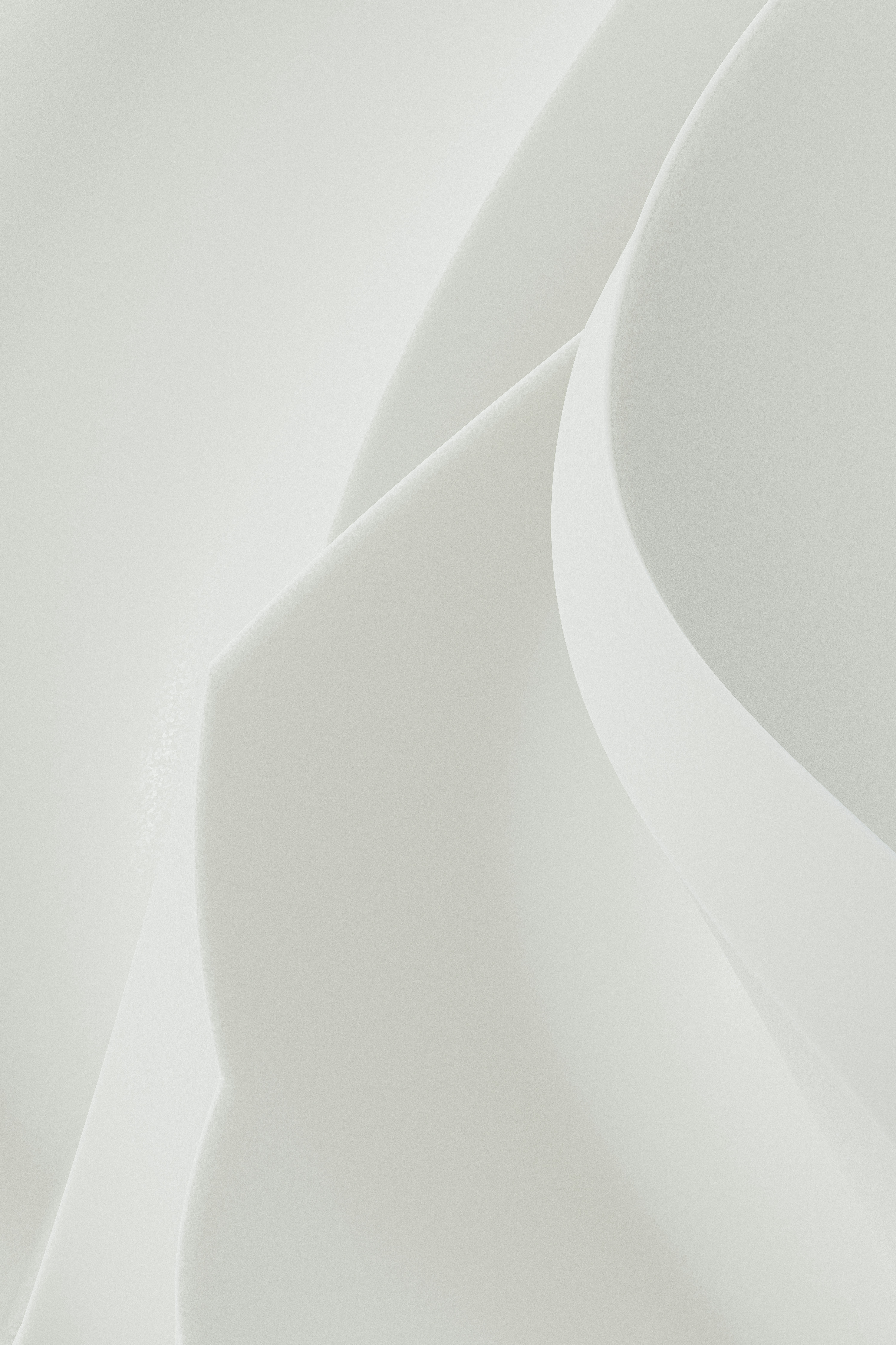 Abstract shapes of white paper gently curving. photo – Free Wallpaper ...