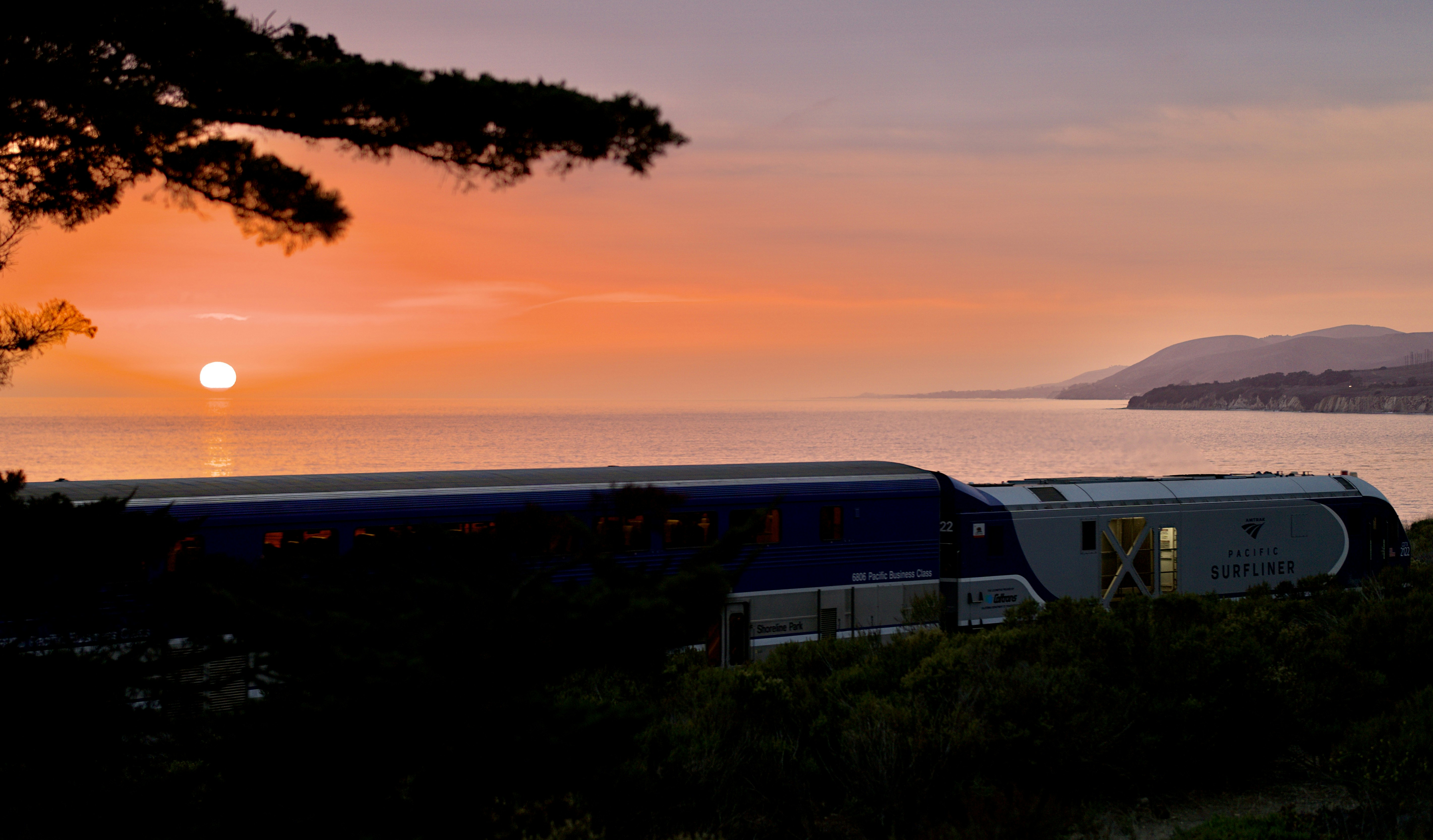 Twilight Journey Along the Coastline