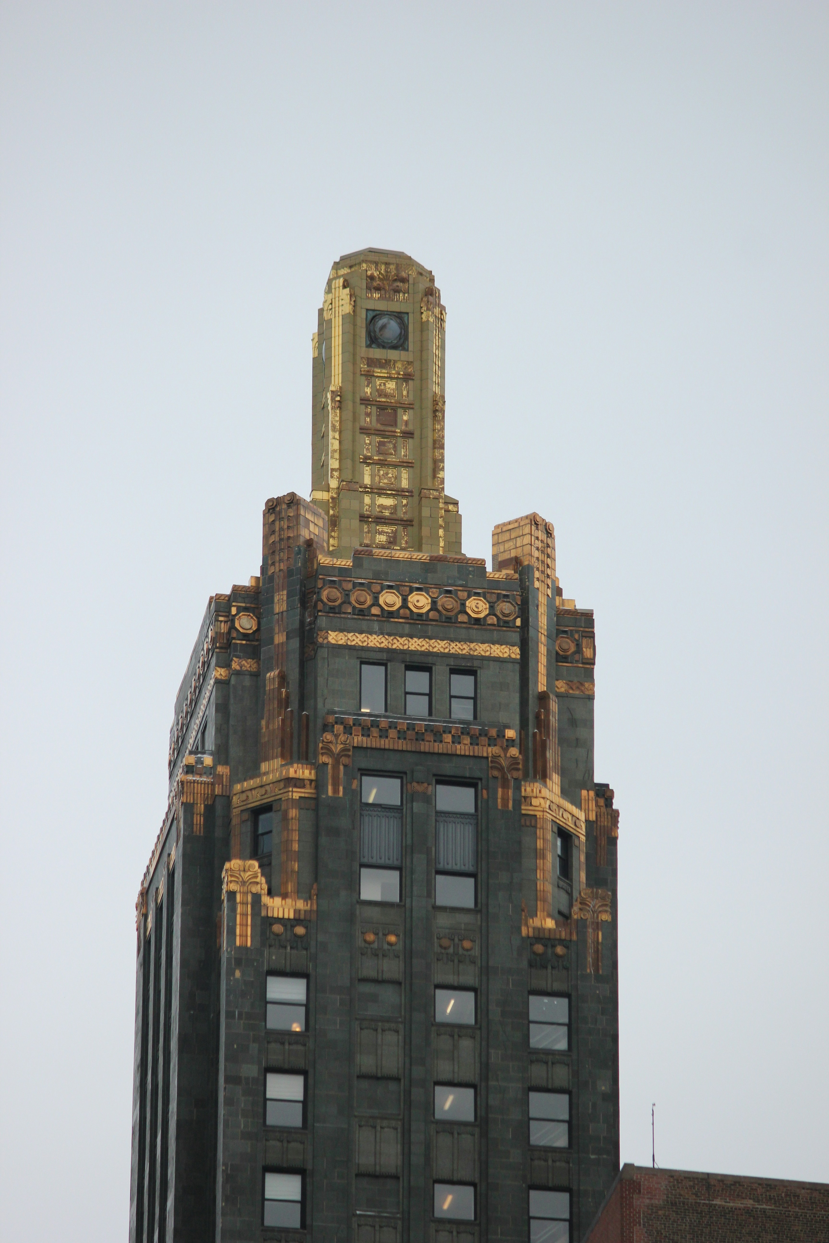Art Deco Summit: A Towerscape Glowing in Evening Light