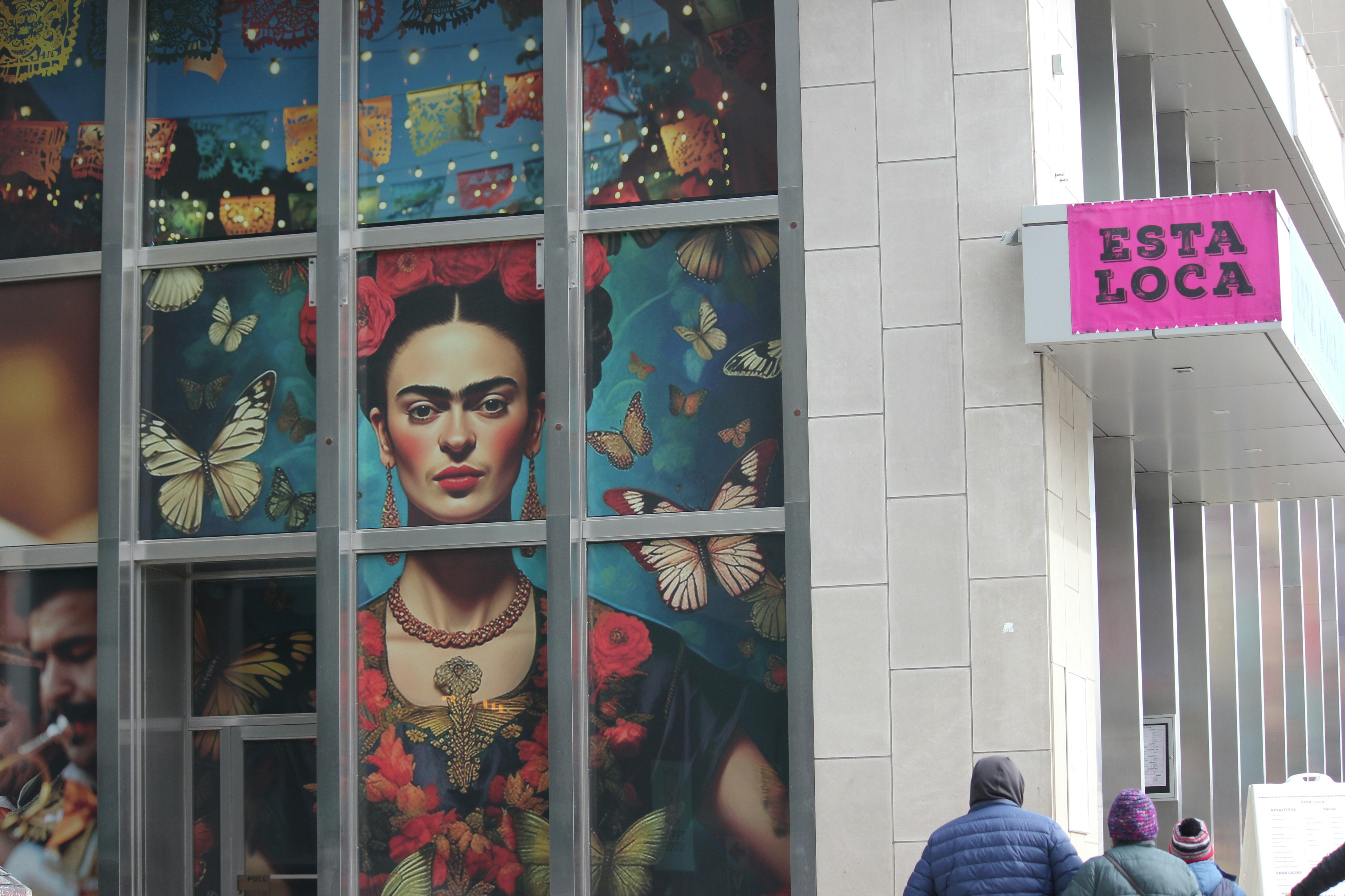 Frida kahlo mural on a building facade. photo – Free Portrait Image on ...