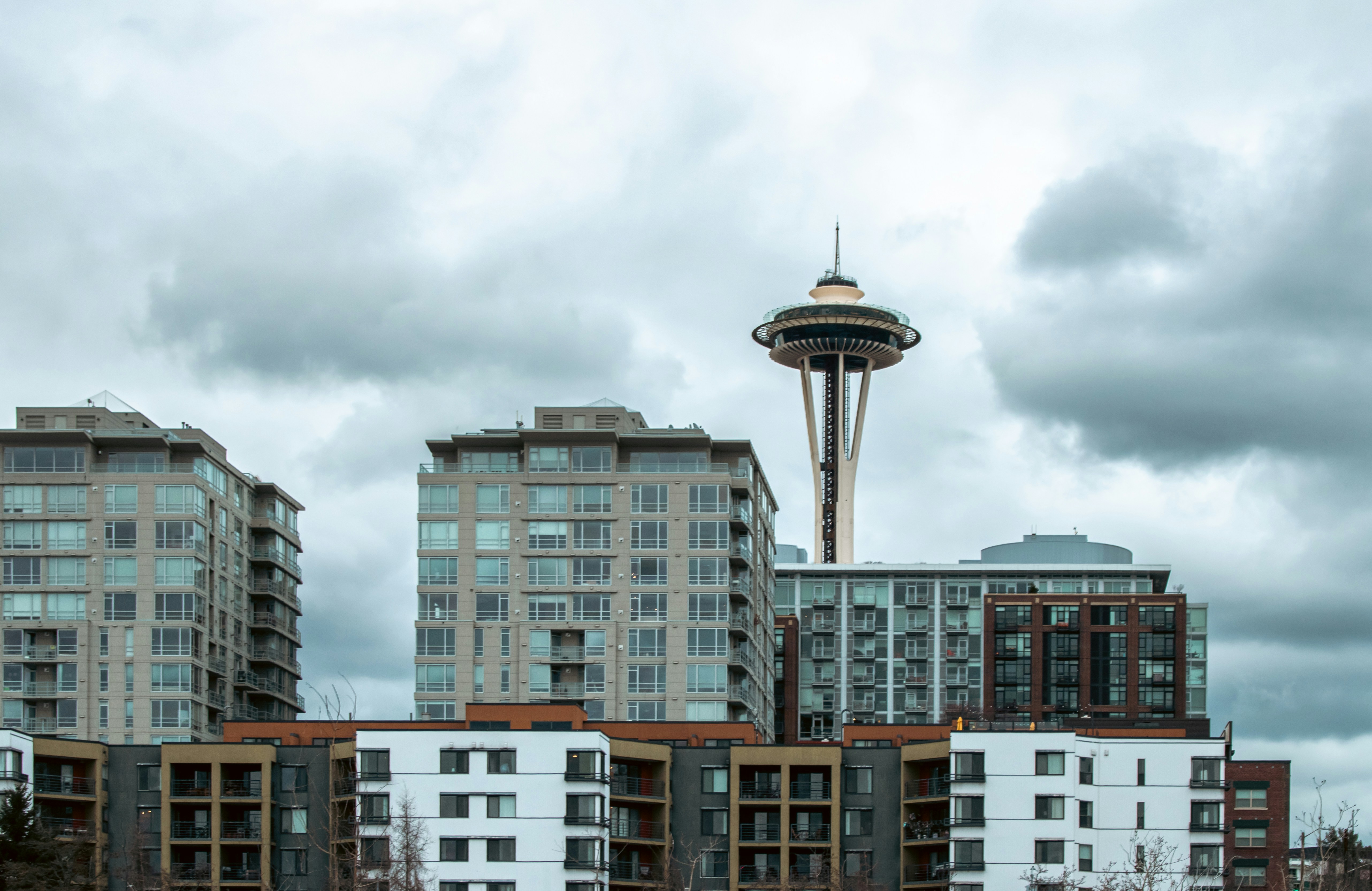 Urban Giants: A Cloudy Day in Seattle