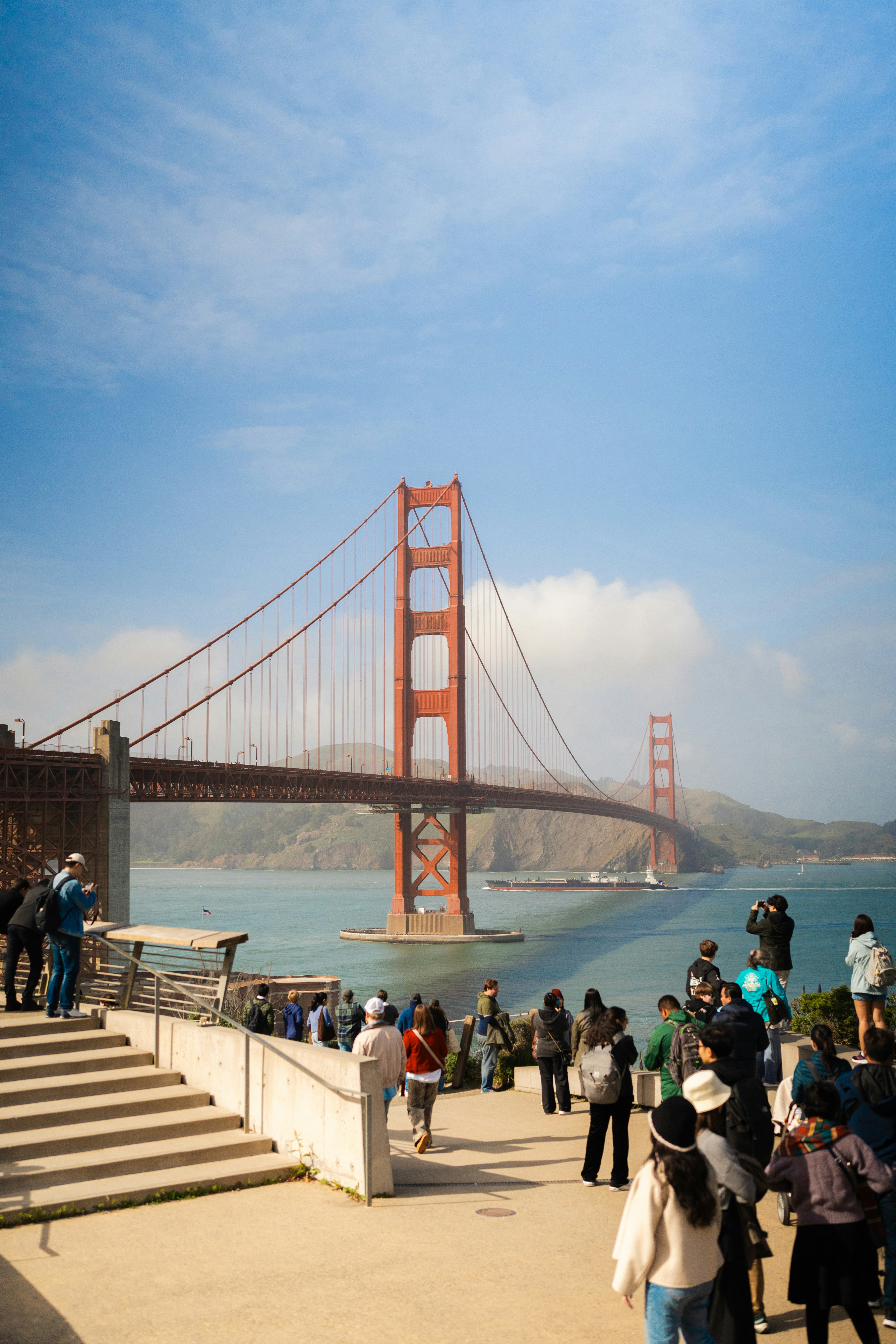 Golden Gate Vantage: A Crowd's Perspective