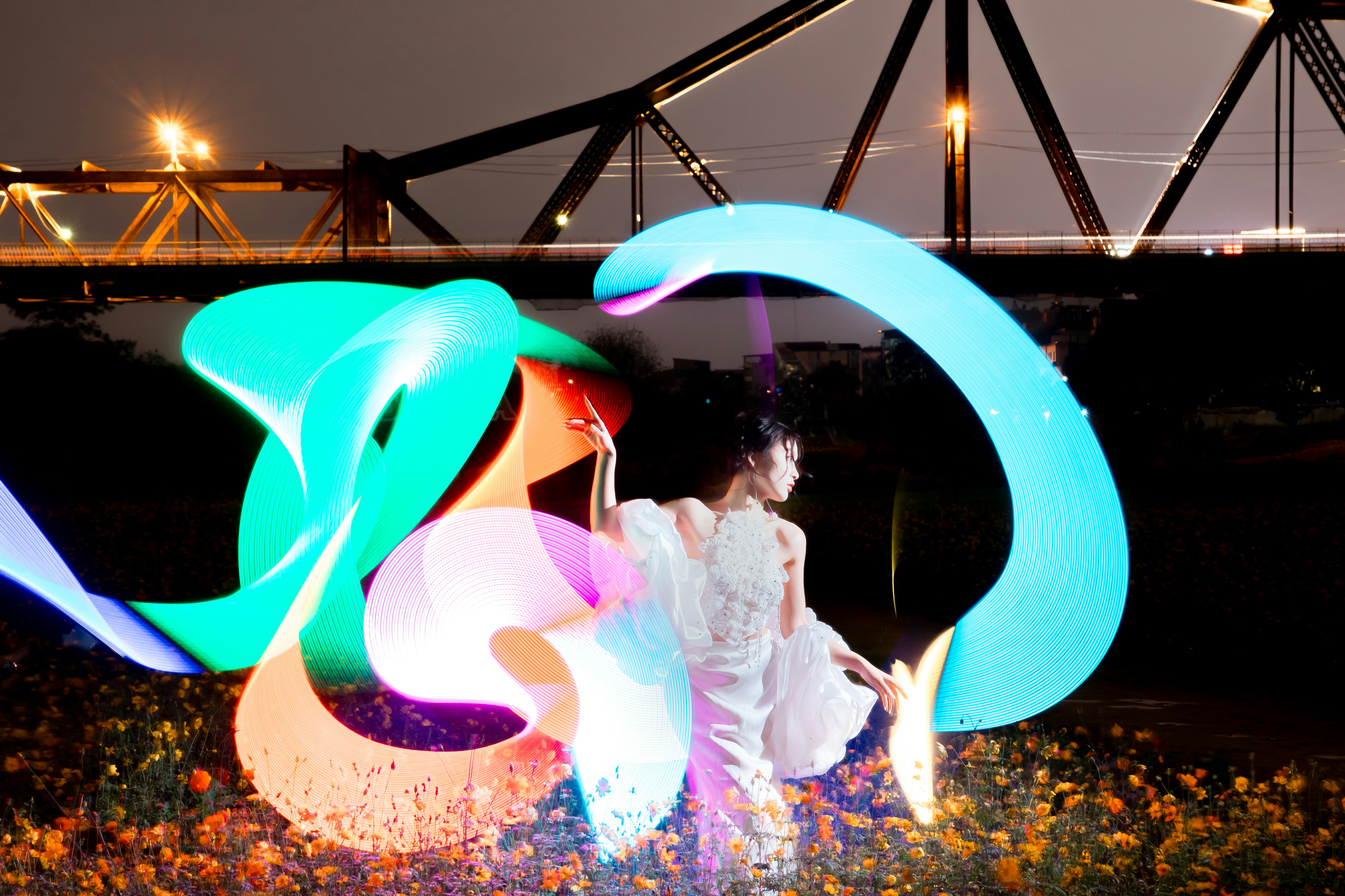 Whirls of Light and Grace Under the Bridge