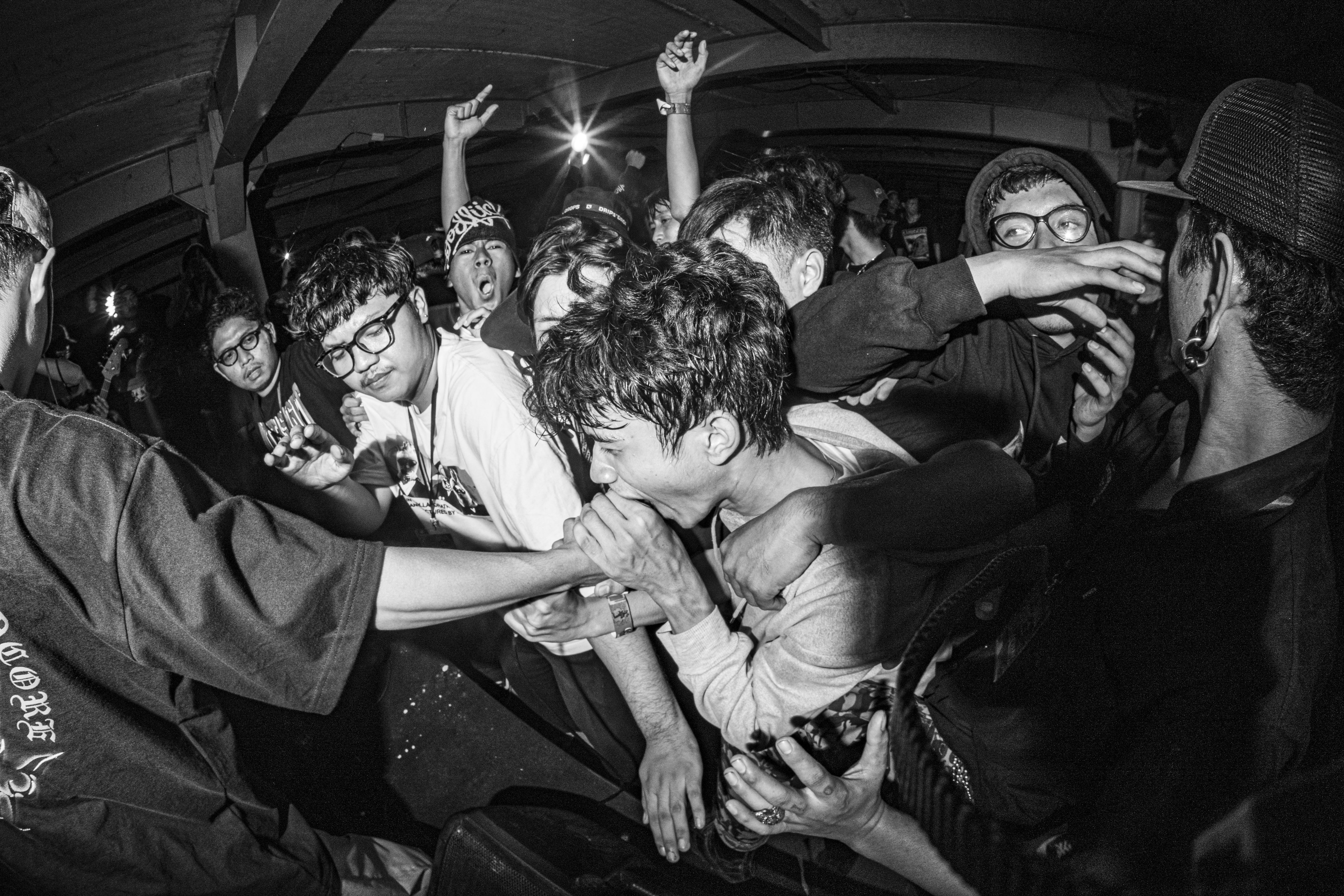 A crowded, energetic concert with excited fans. photo – Free Photo ...