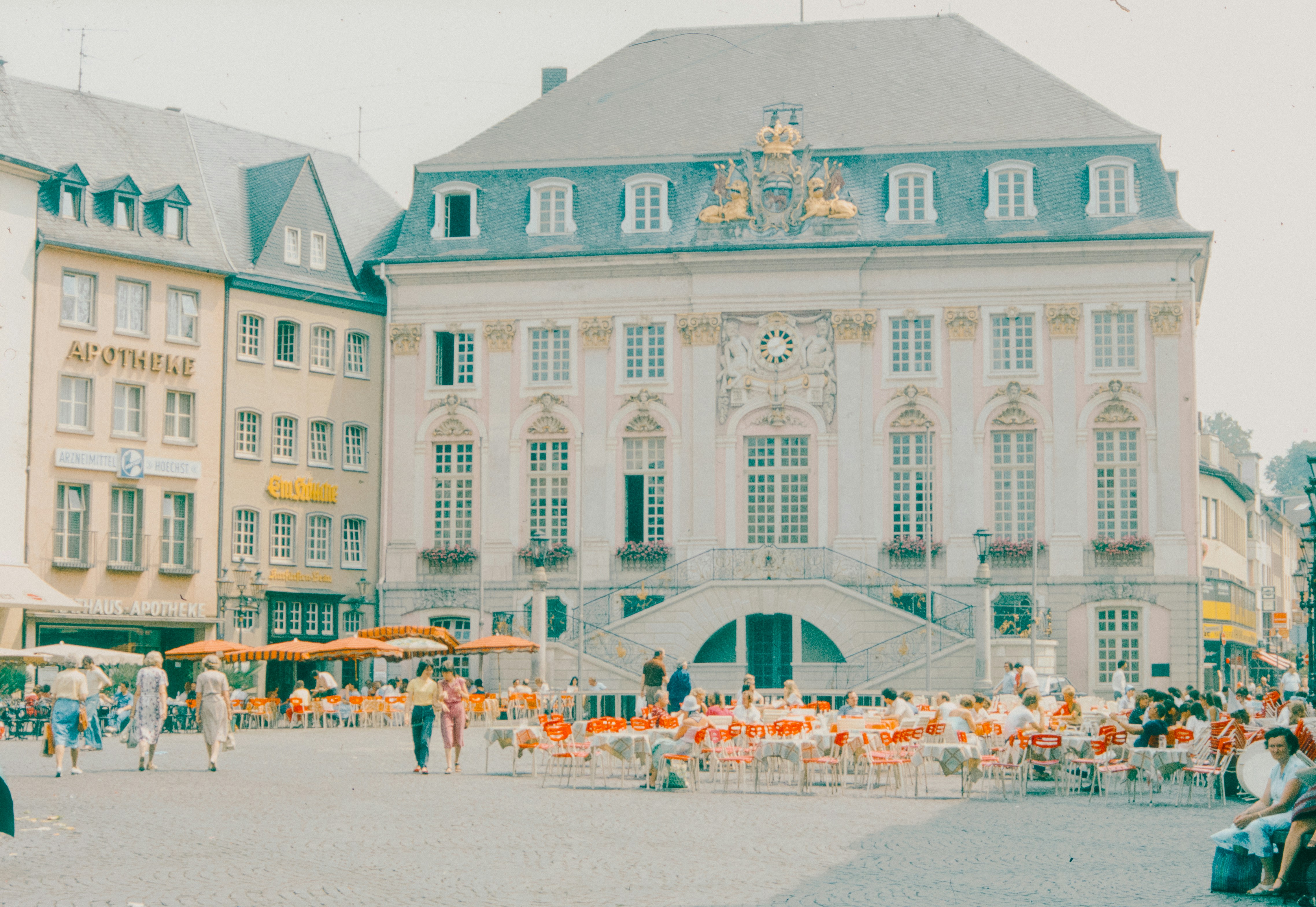 A european city square with historic buildings. photo – Free Building ...