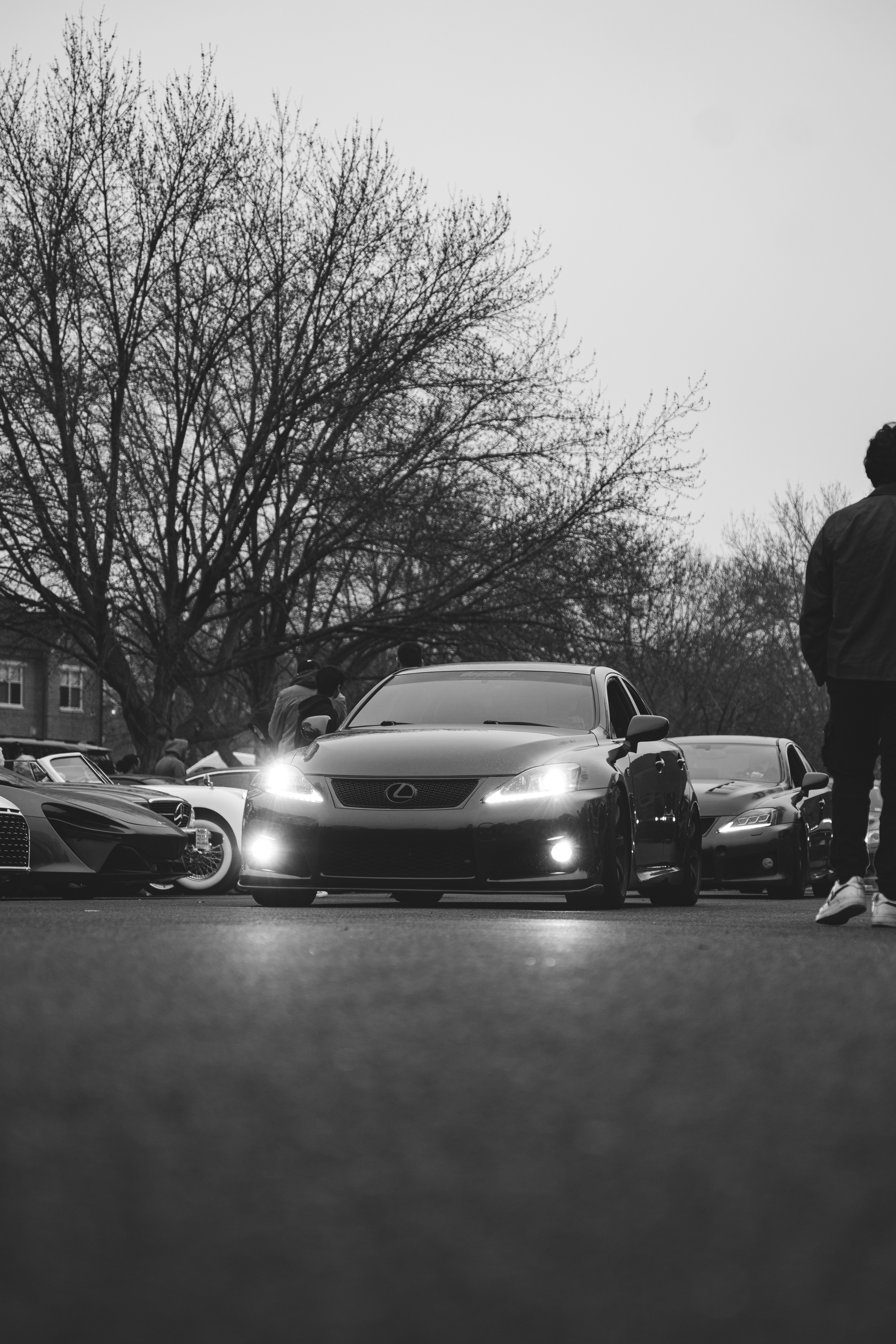 Lexus ISF Leaving Cars and Coffee