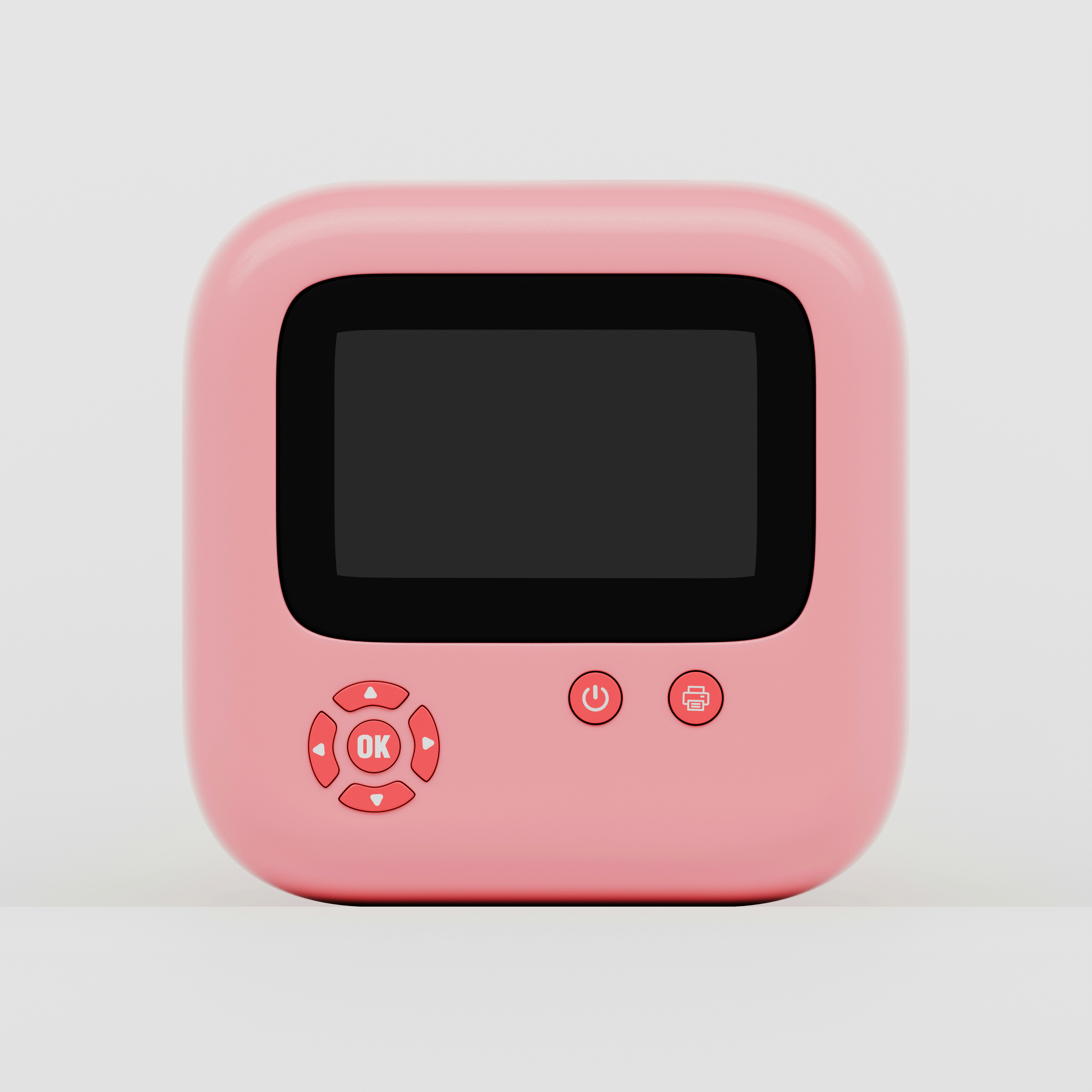 Pink electronic device with a small screen. photo – Free White Image on ...