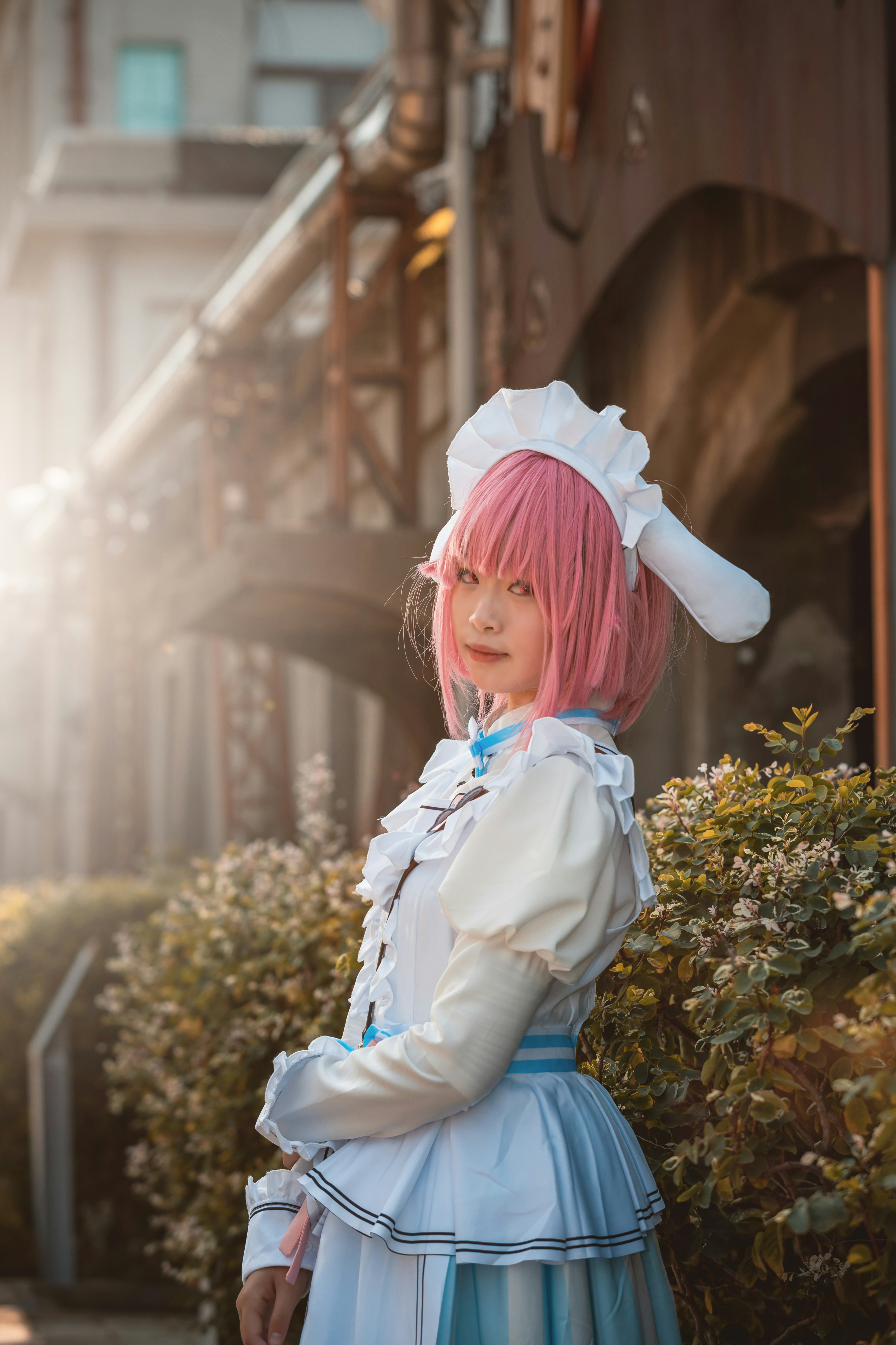 A cosplayer poses outdoors in a cute anime outfit. photo – Free Girl ...
