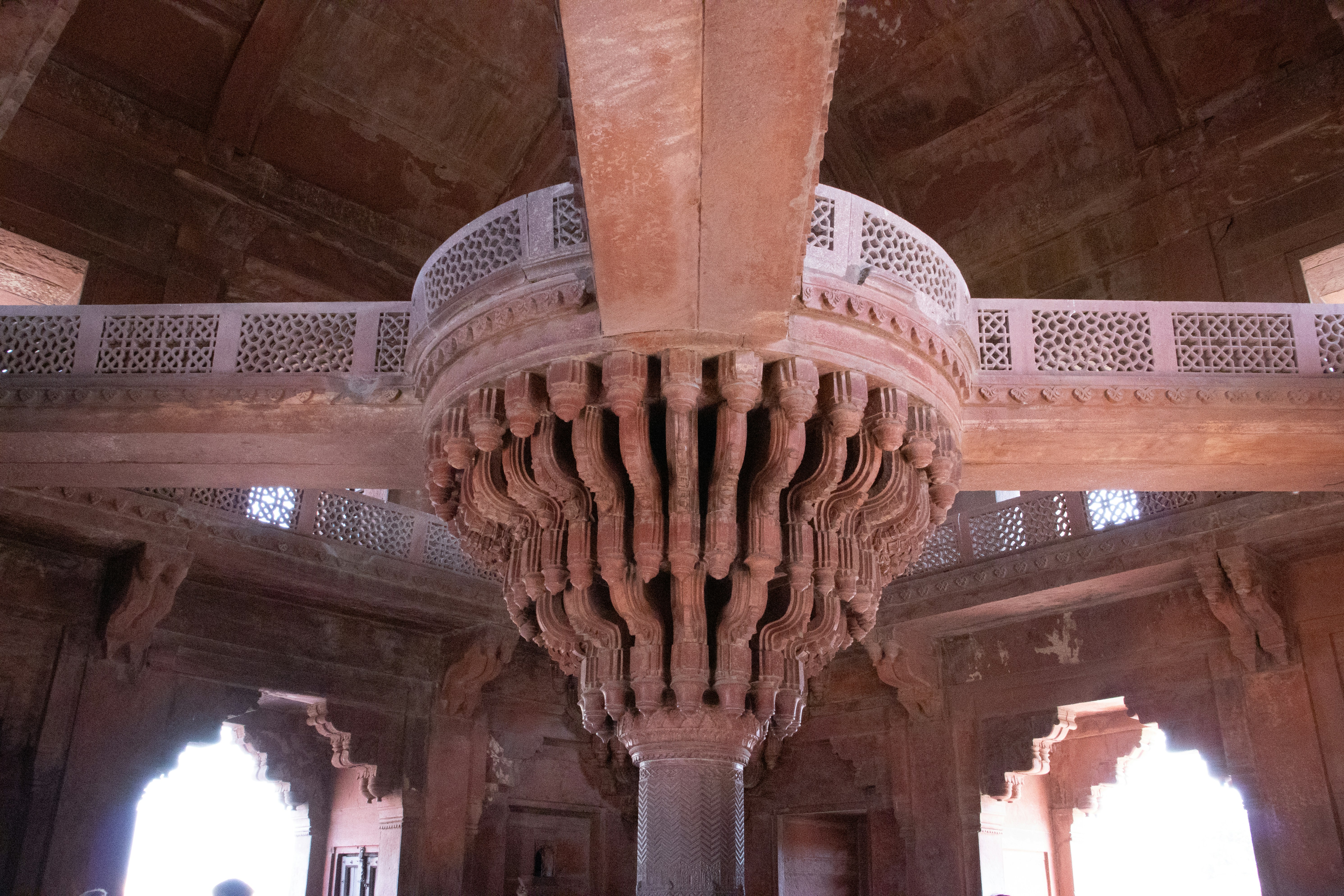 Ornate architecture inside a building with pillars. photo – Free ...