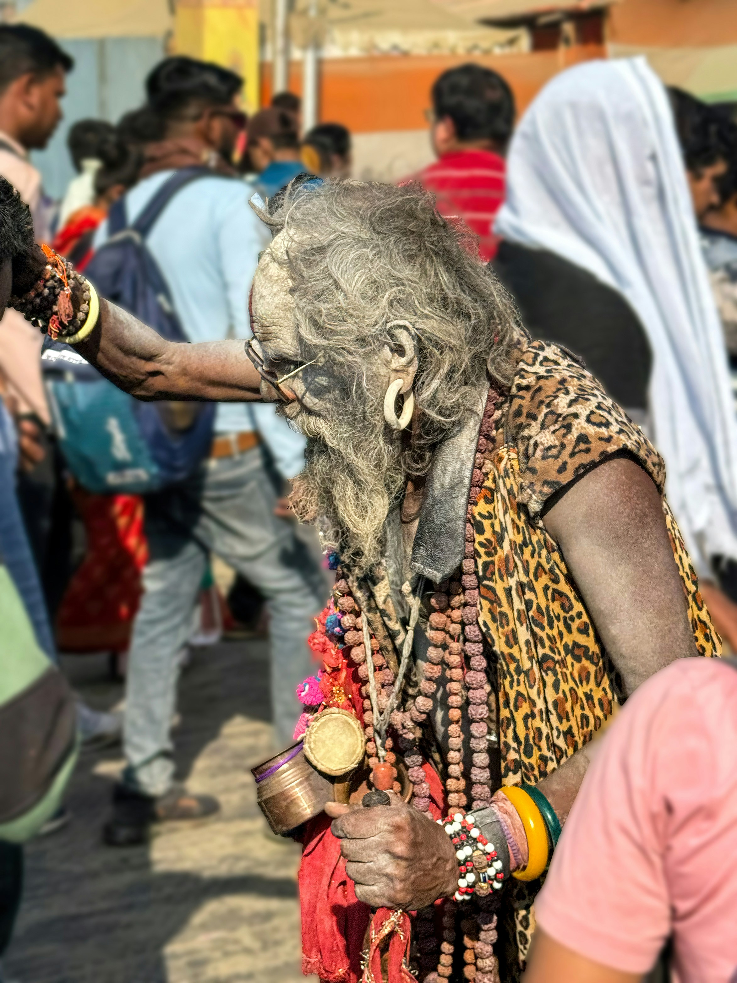 Shot in Prayagraj, India, during the Maha Kumbh festival in 2025. It was the largest gathering of humans in the history of mankind. The city saw a footfall of a whopping 670 million people, about twice the population of the United States, over a period of 45 days that the festival was held.