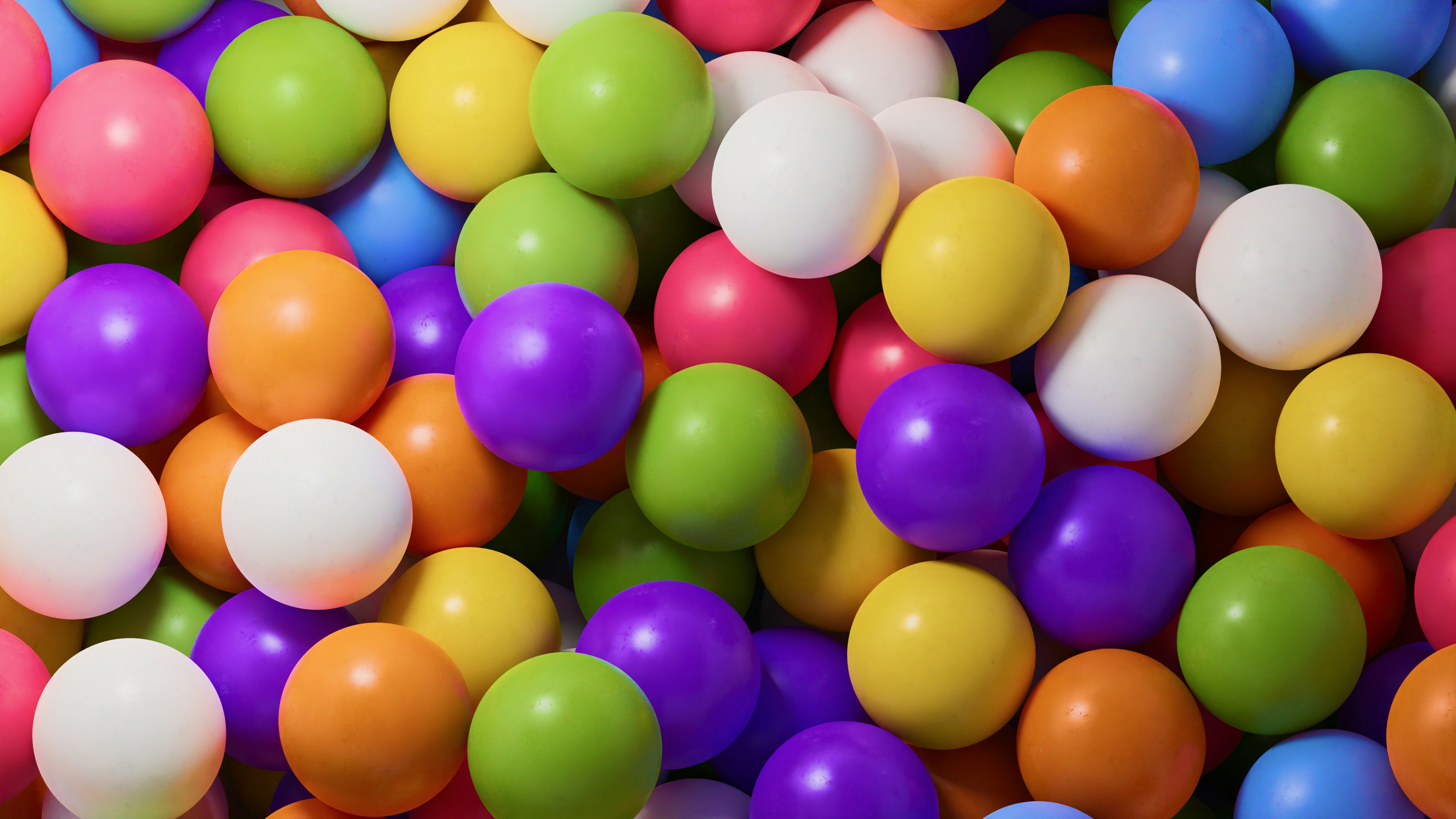 Colorful balls fill the frame. photo – Free Wallpaper Image on Unsplash