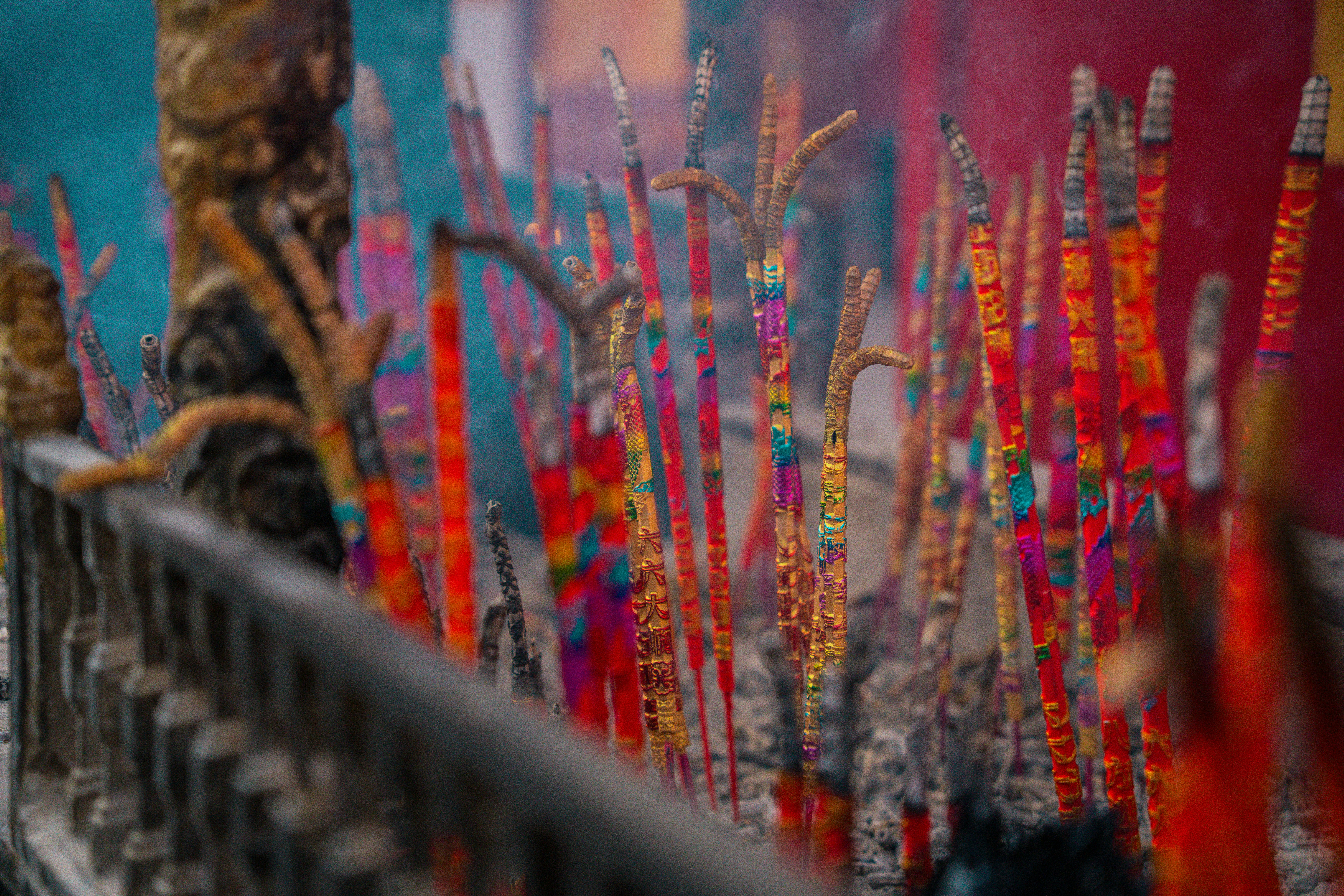 Vibrant Incense Ritual