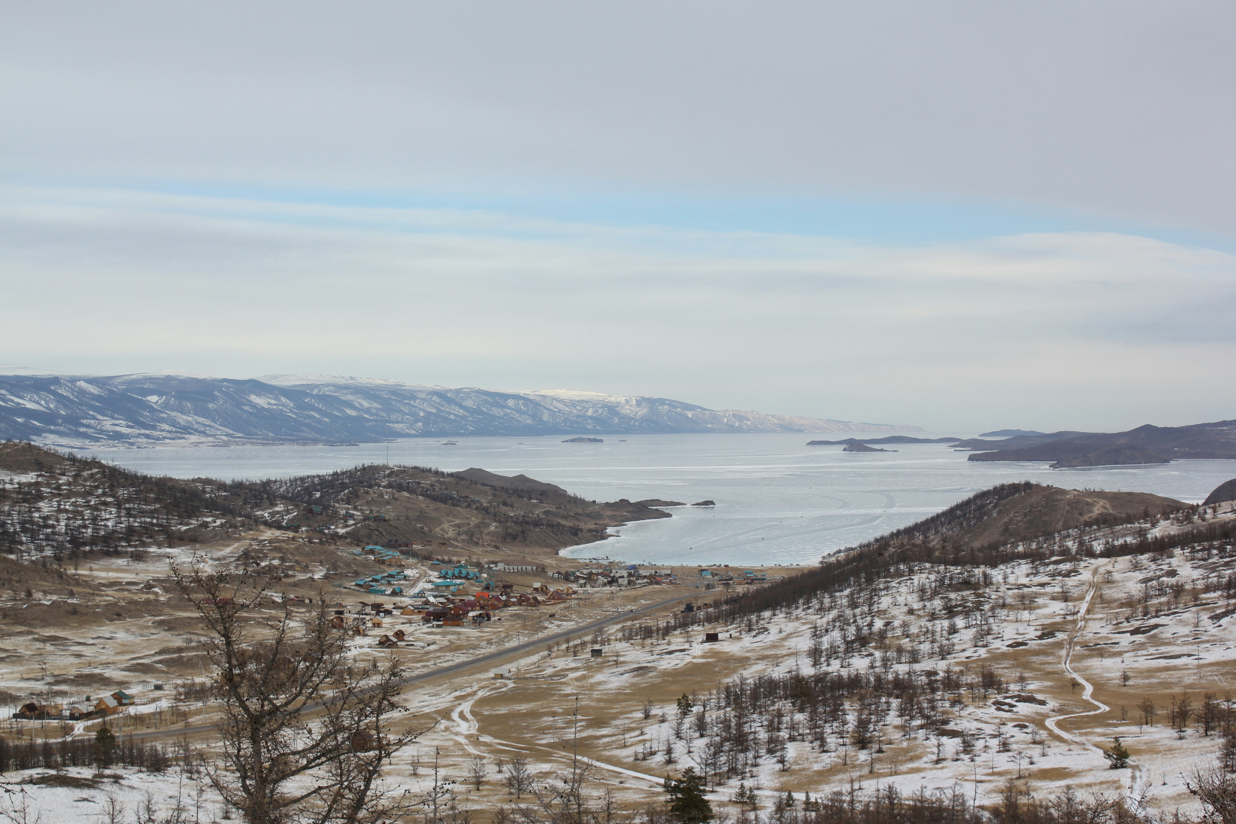 Winter's Embrace Over Serene Plains