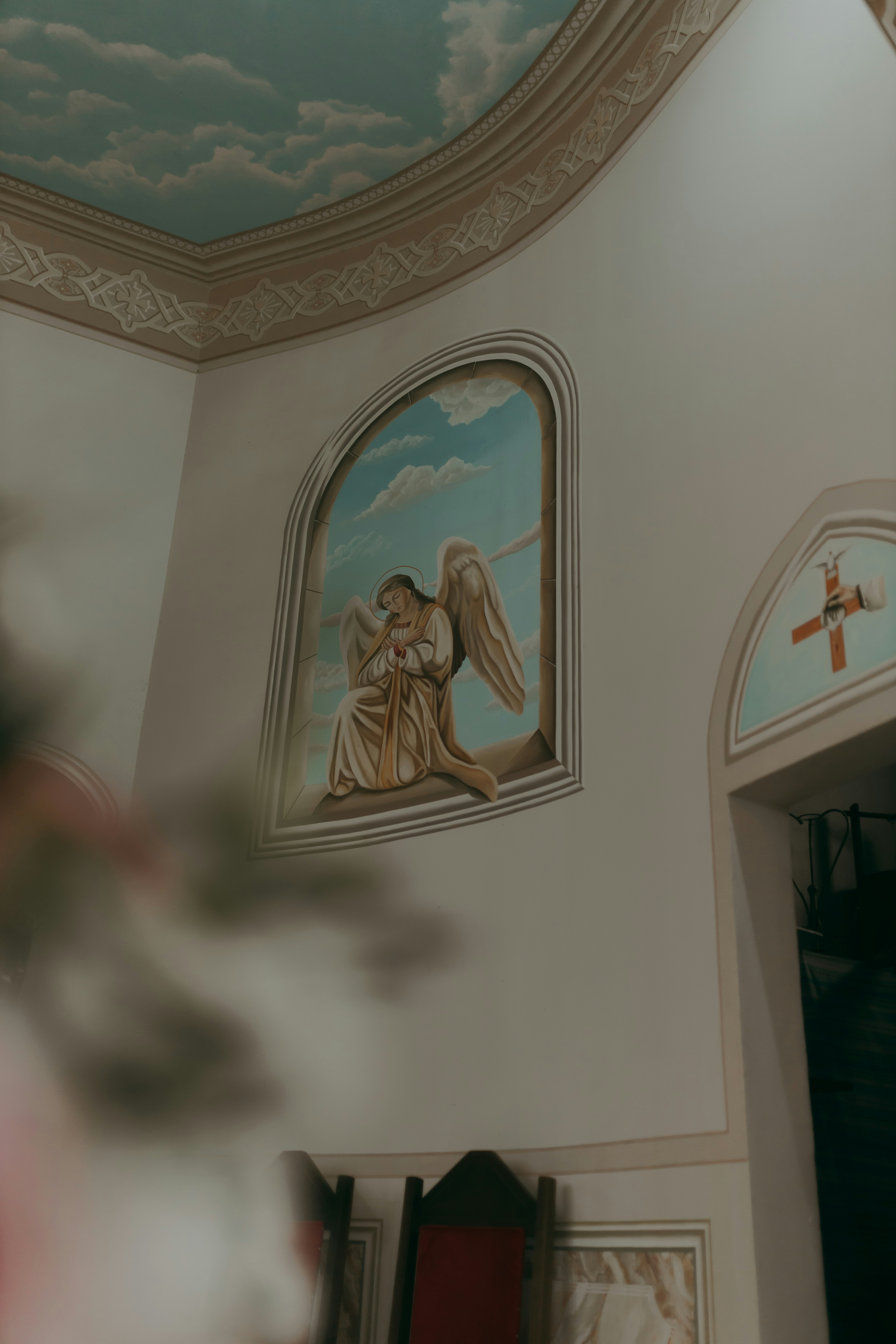 Heavenly Reflection: A Serene Encounter