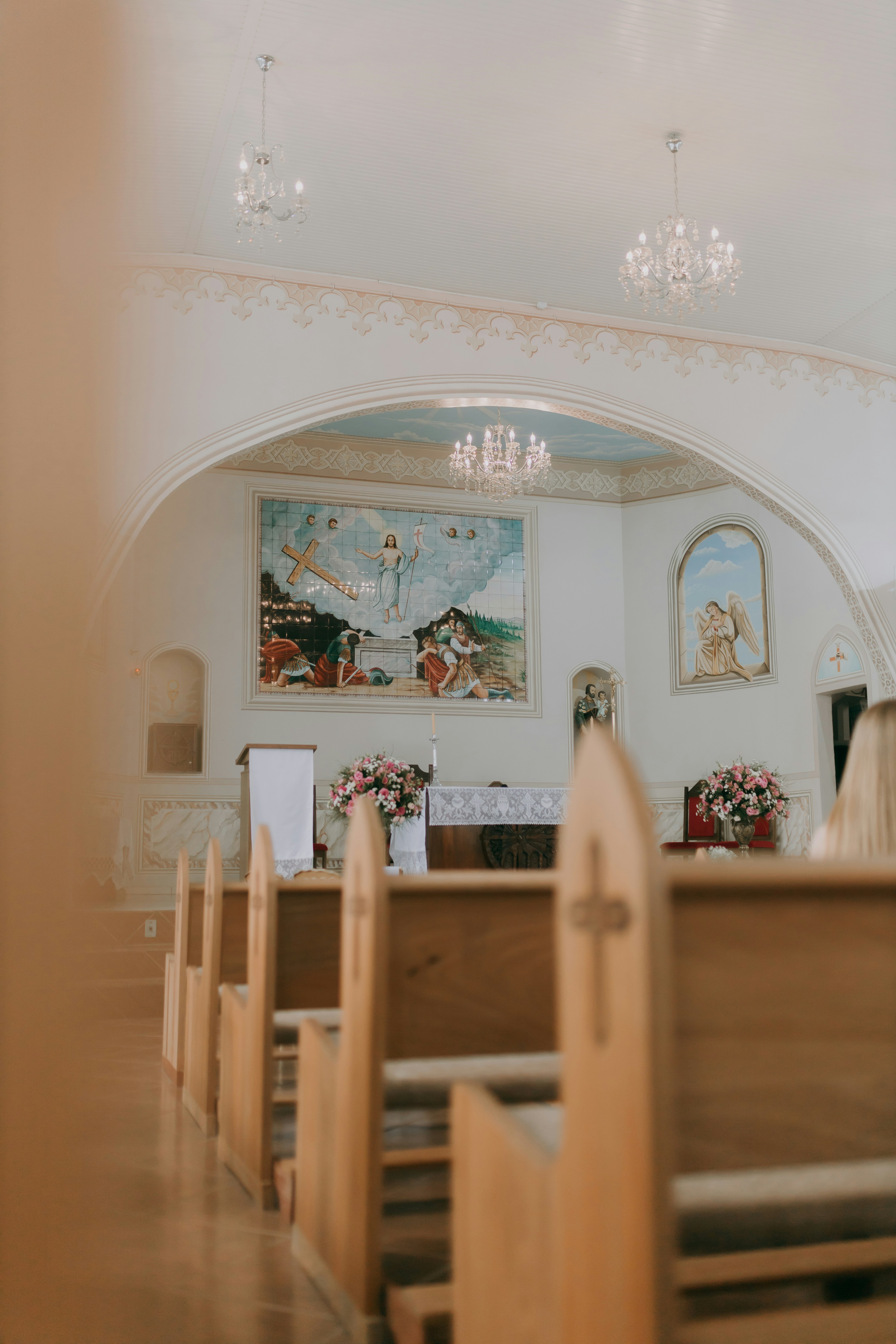 Quiet Light Over the Altar: Painted Narratives in a Sacred Hall