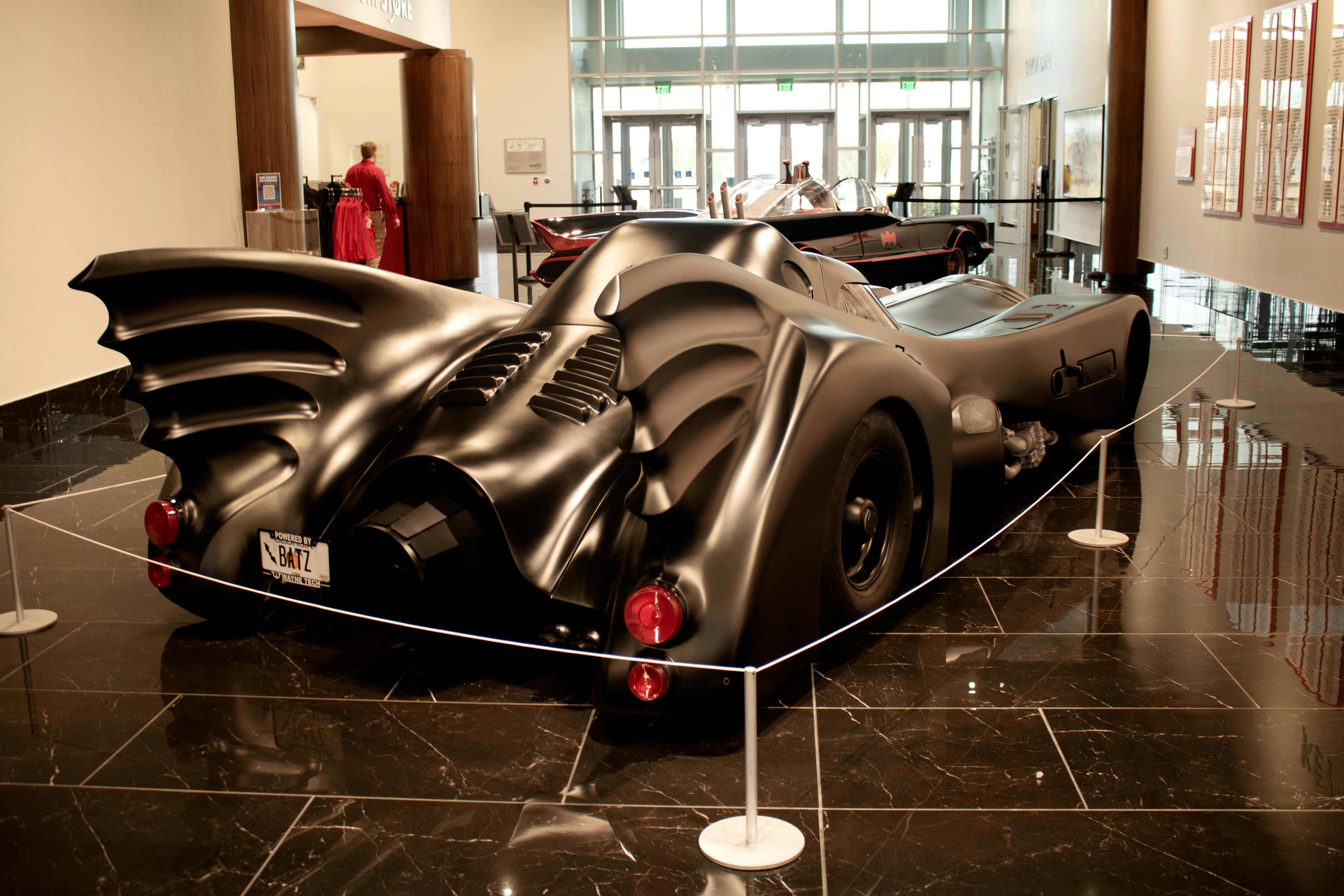 La batmobile est présentée dans le cadre d’une exposition. photo ...