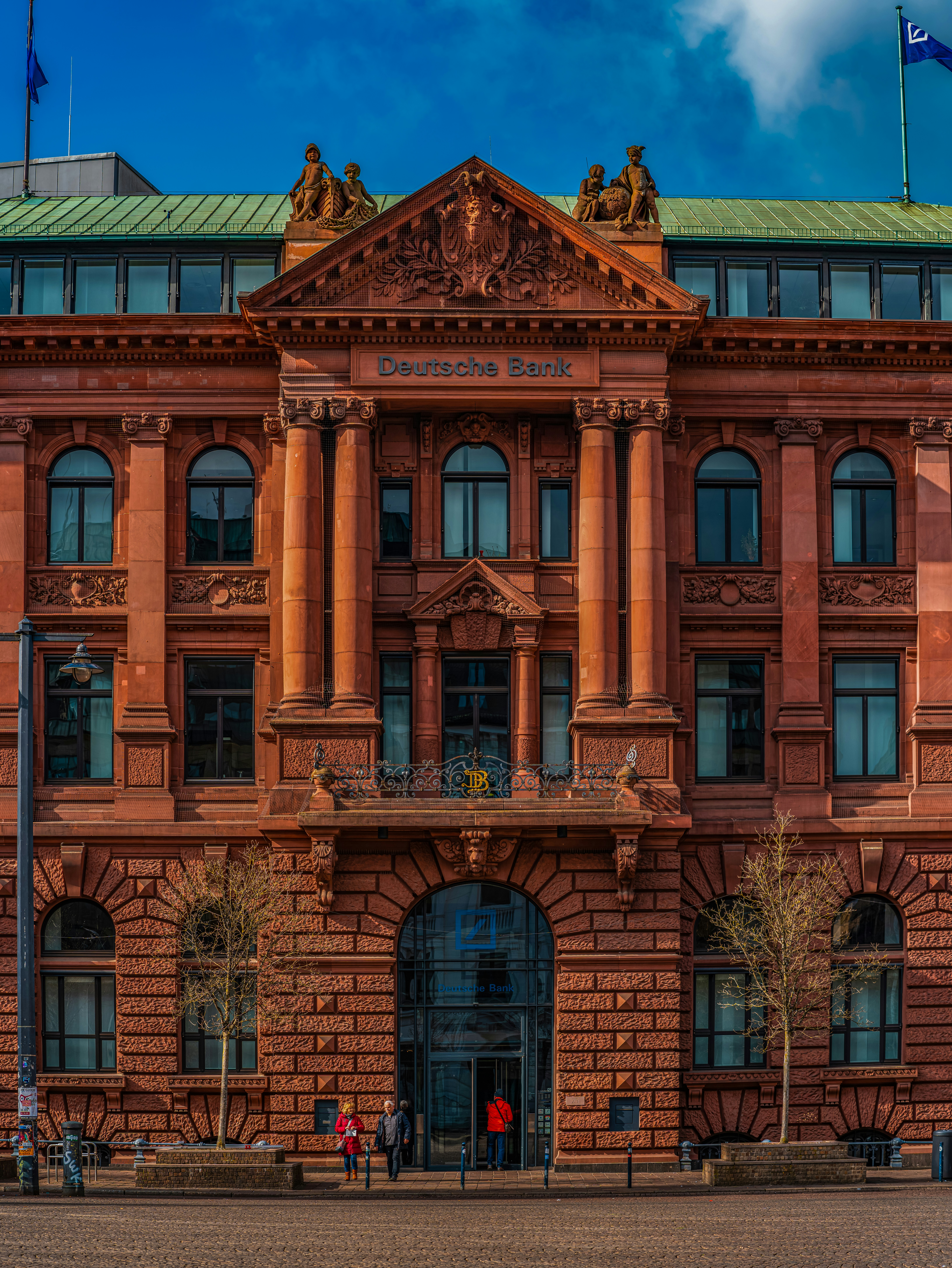 Grand, ornate deutsche bank building. photo – Free Wallpaper Image on ...