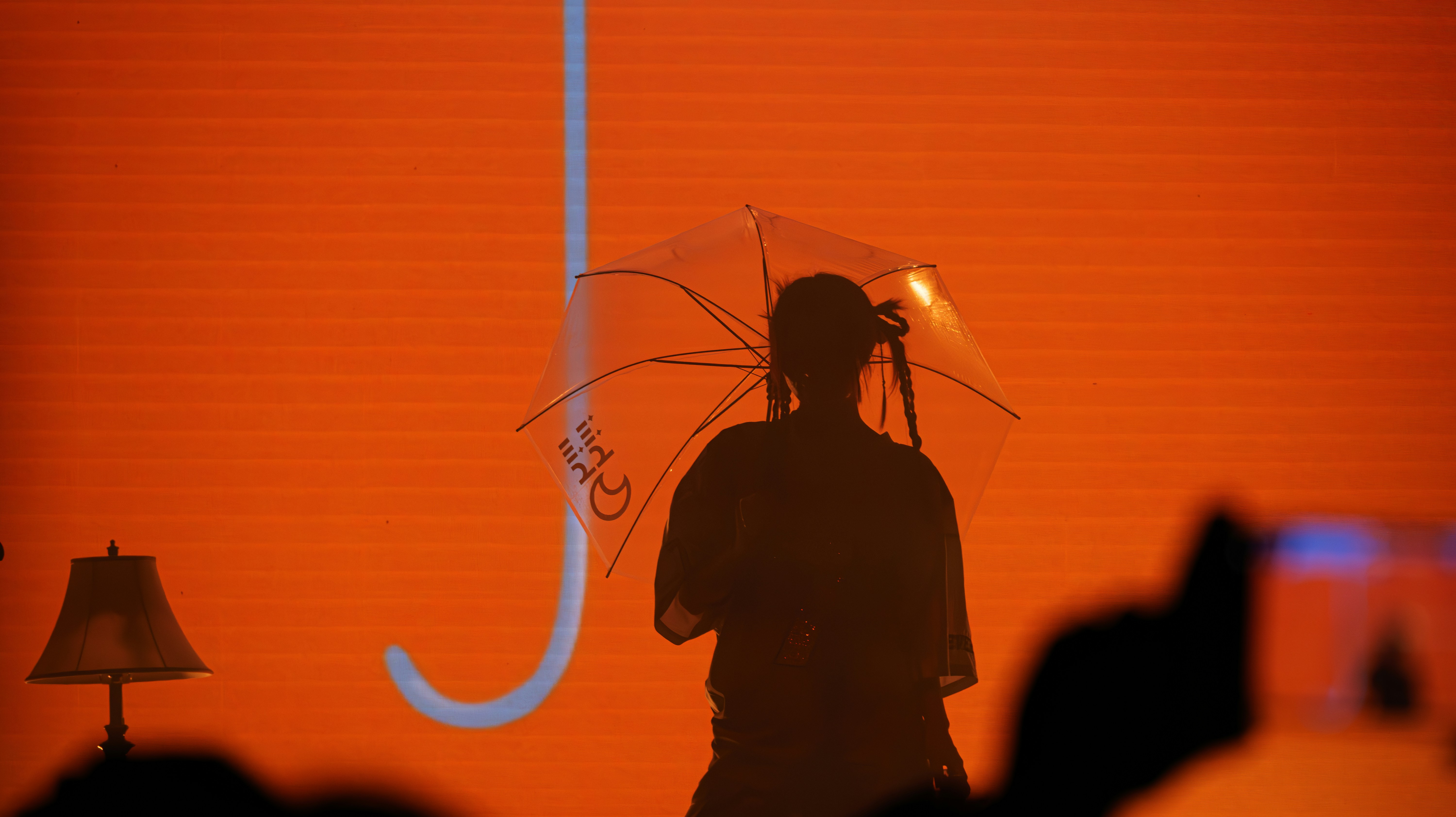 Silhouette Symphony: An Evening in Orange