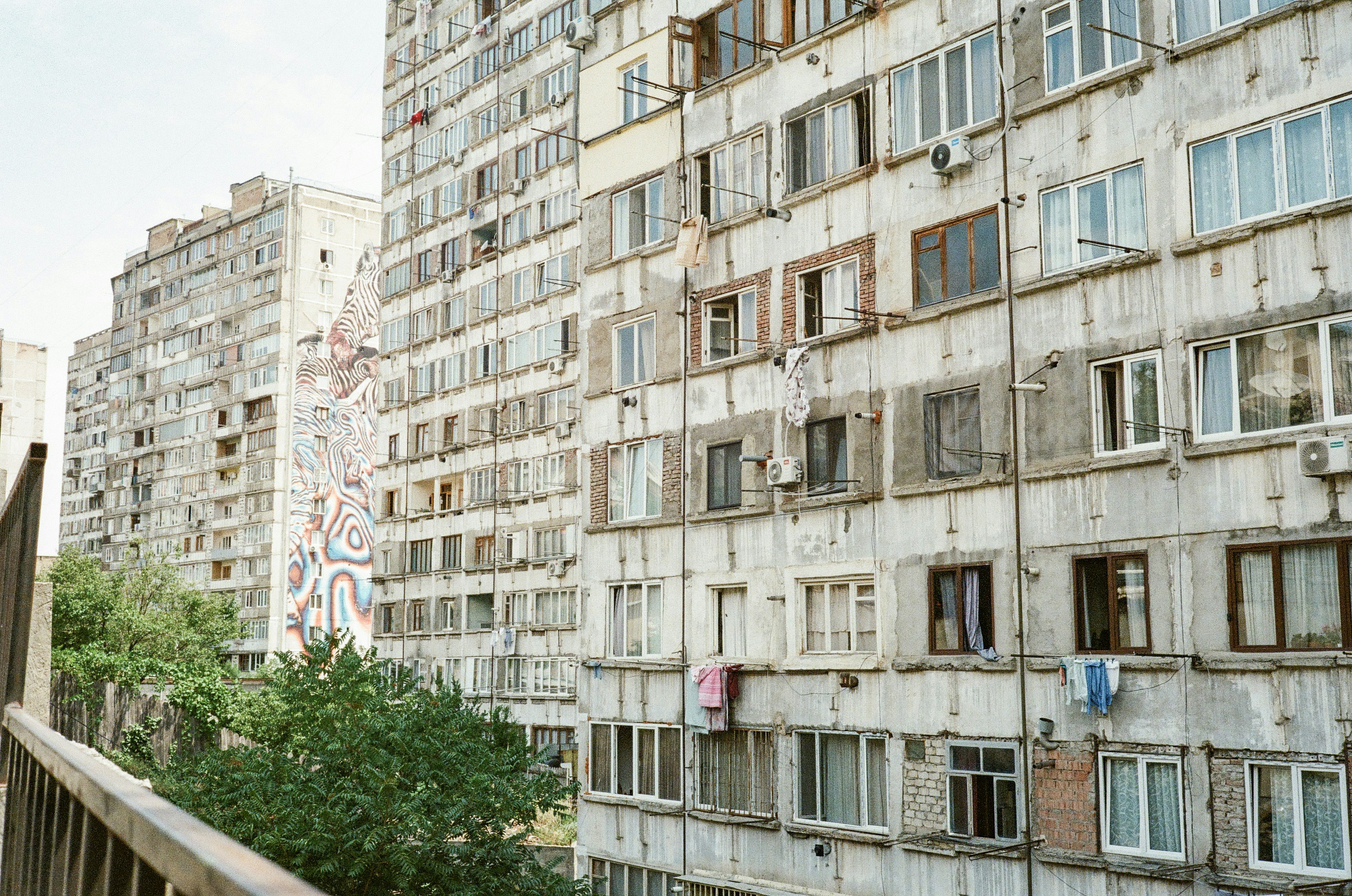 Concrete apartment buildings in an urban area. photo – Free Building ...