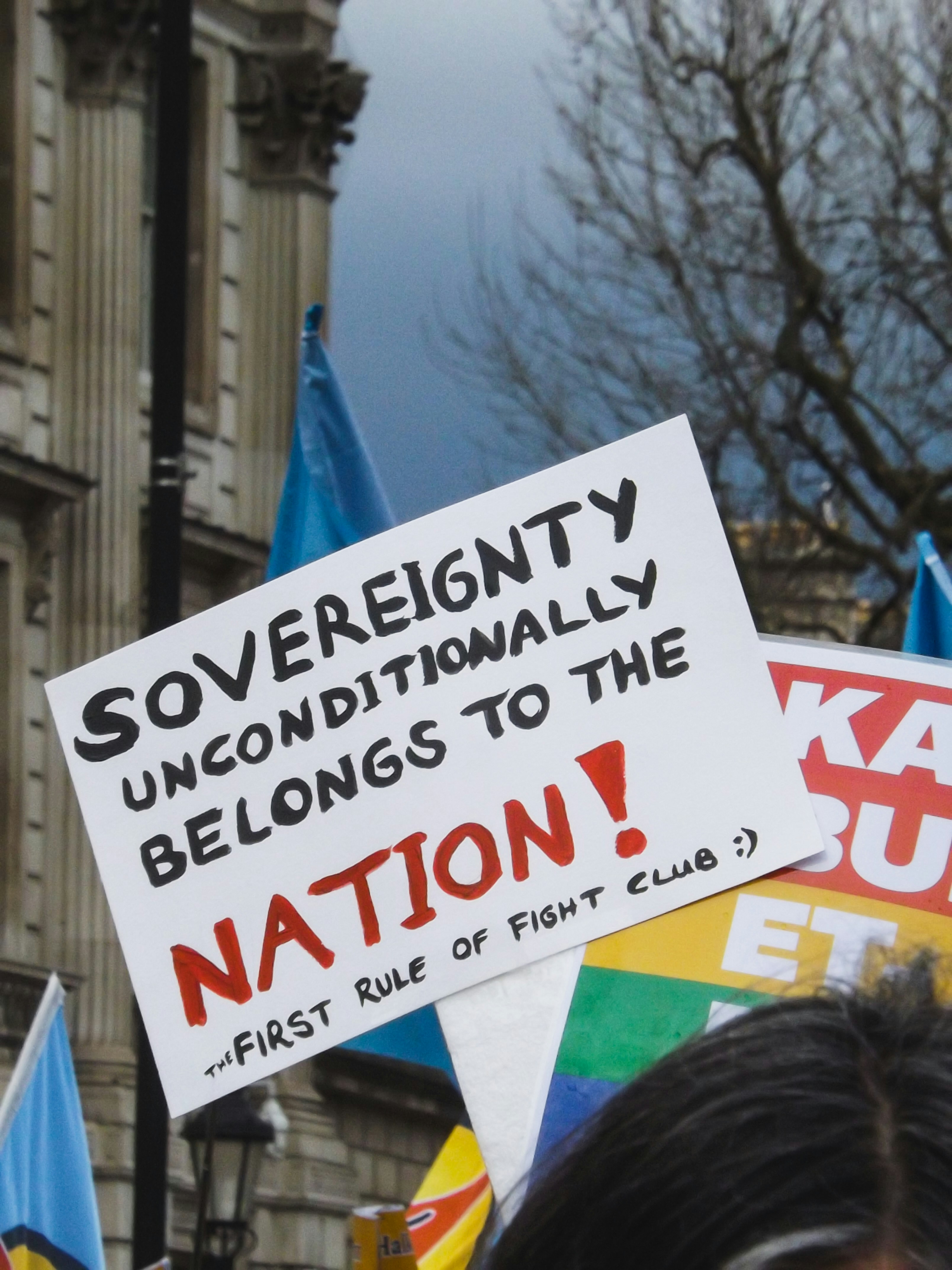 Sovereignty unconditionally belongs to the nation. photo – Free Girl ...