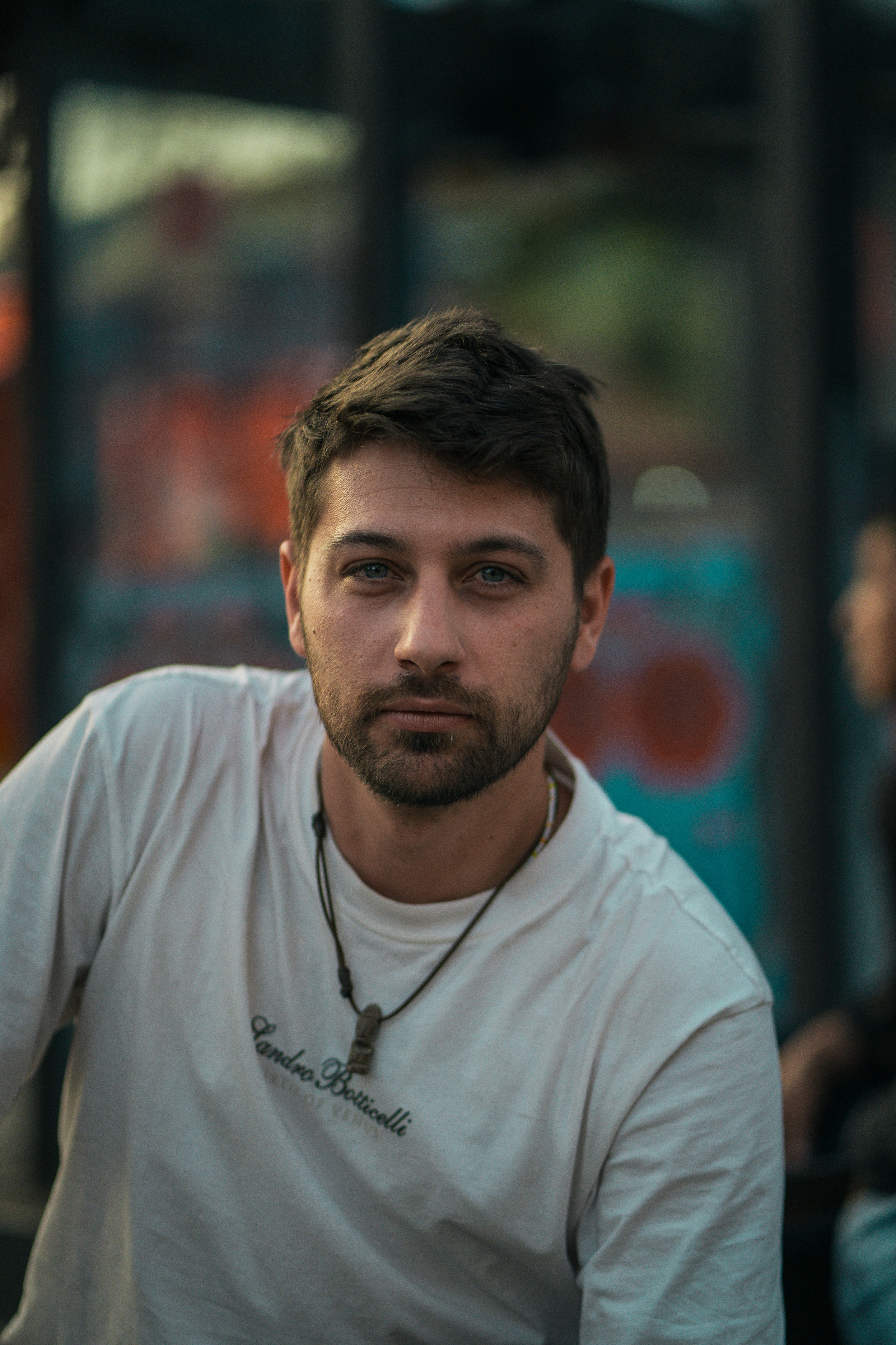 Handsome man stares intensely at the camera. photo – Free Portrait ...