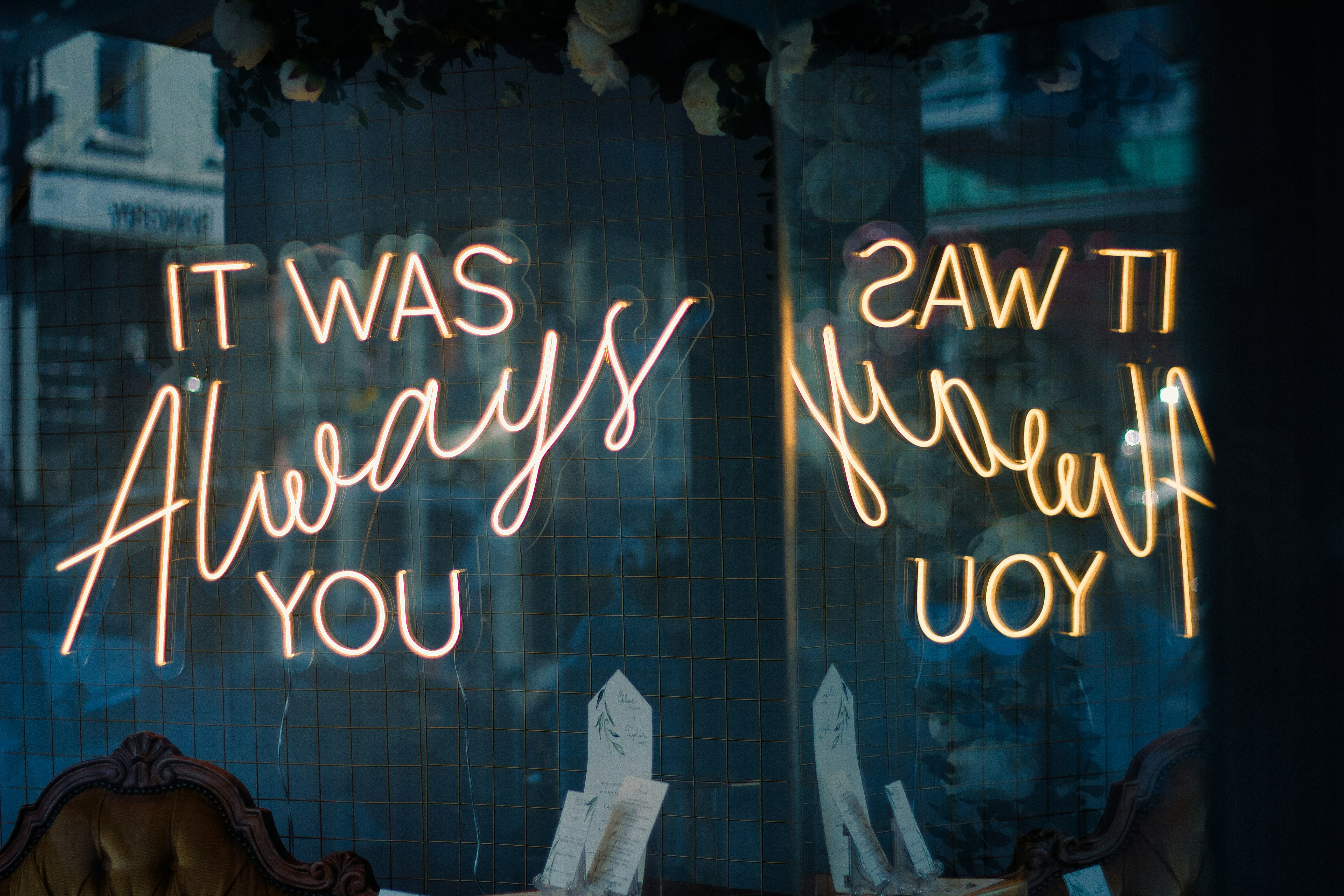 Neon Echo in the Glass: 'It Was Always You' in Double Vision