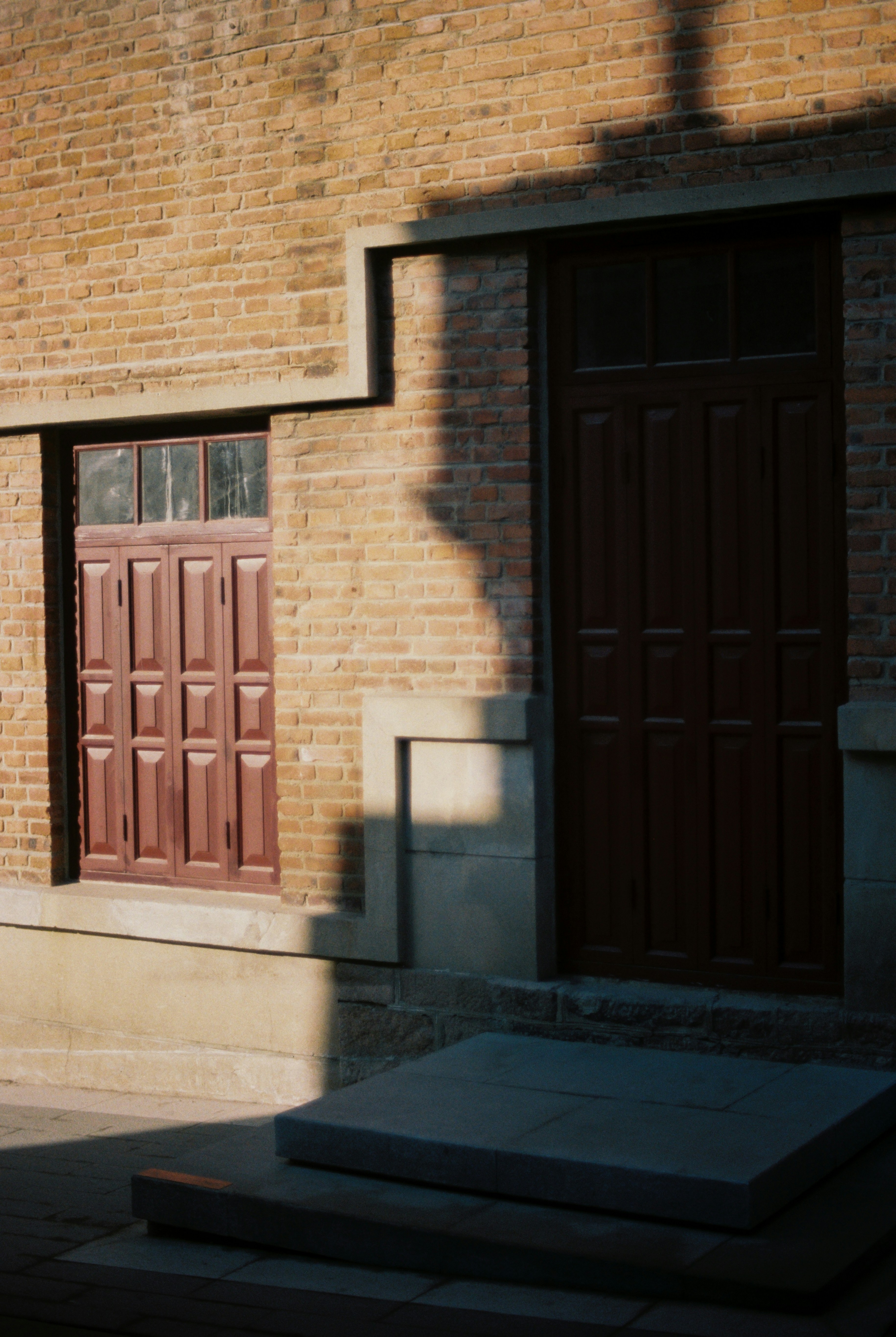 Doors and windows are cast in shadow from sunlight. photo – Free ...