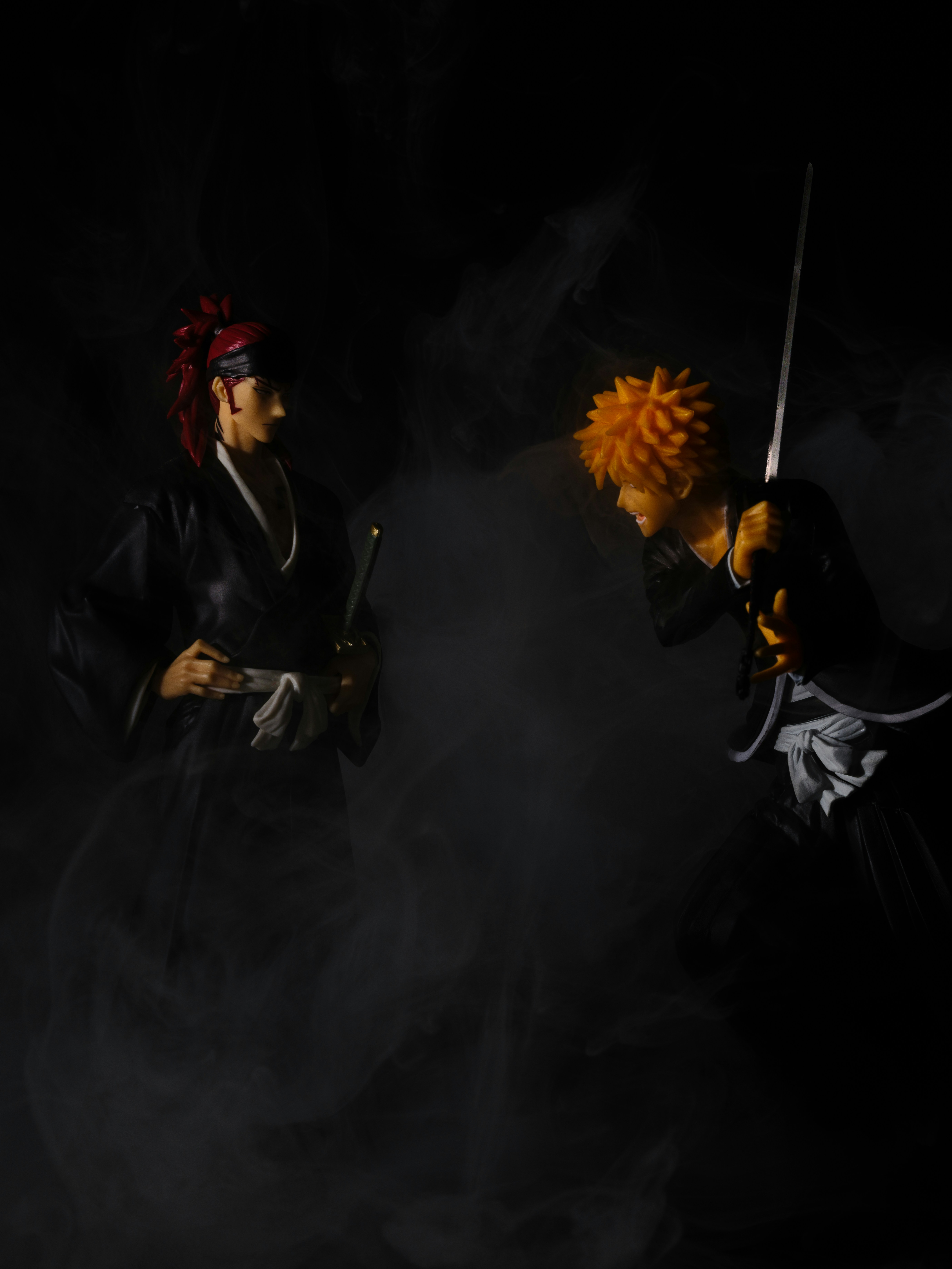 Two bleach characters are engaged in battle. photo – Free Anime Image ...