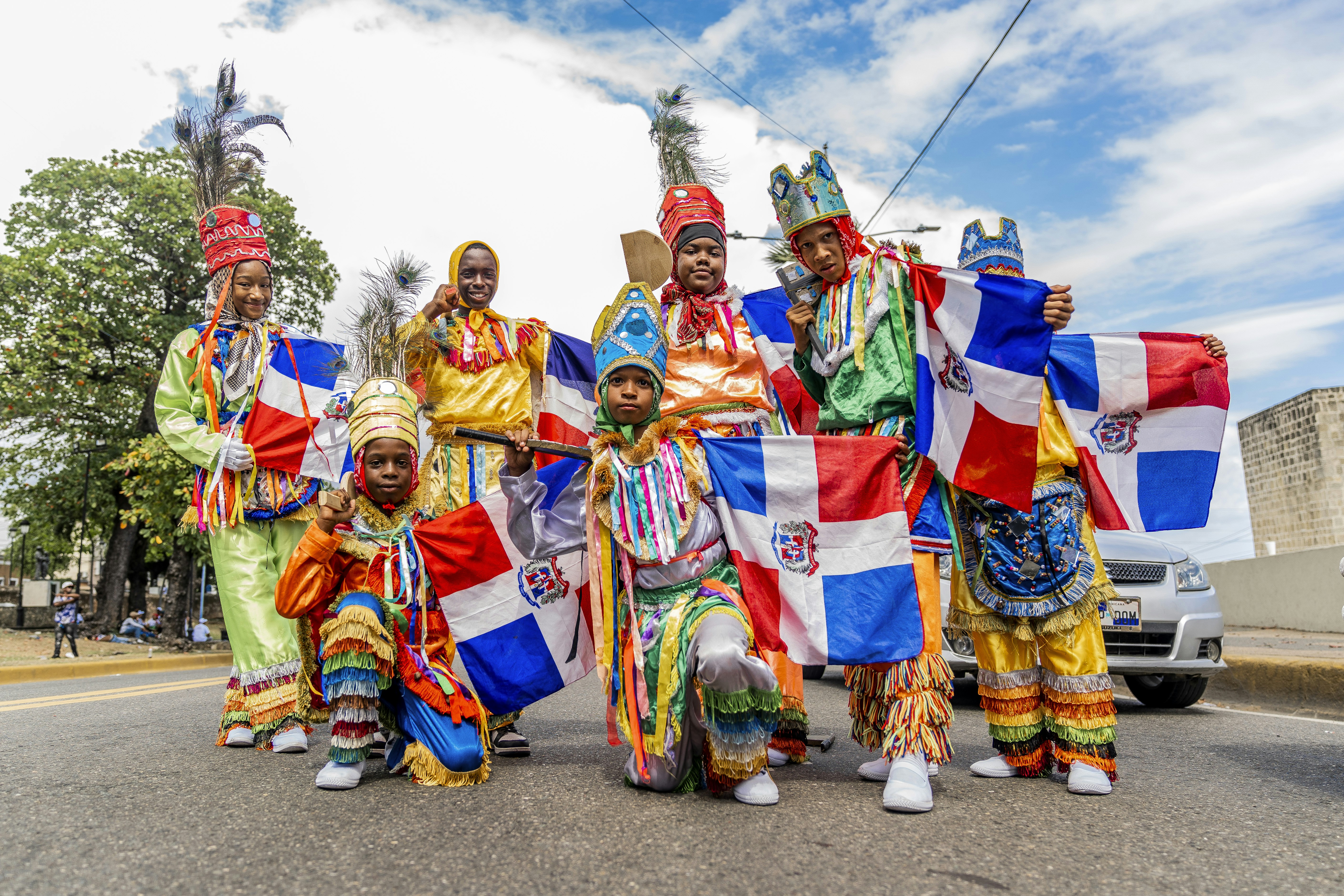 Dominican republic citizens in festive cultural attire. photo – Free ...