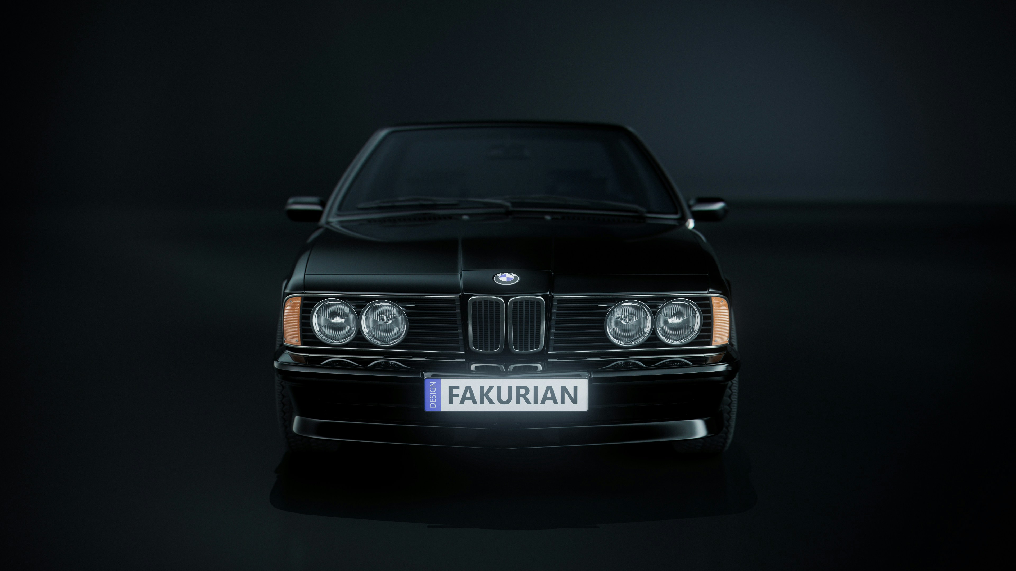 A black BMW is facing the camera. photo – Free Car Image on Unsplash