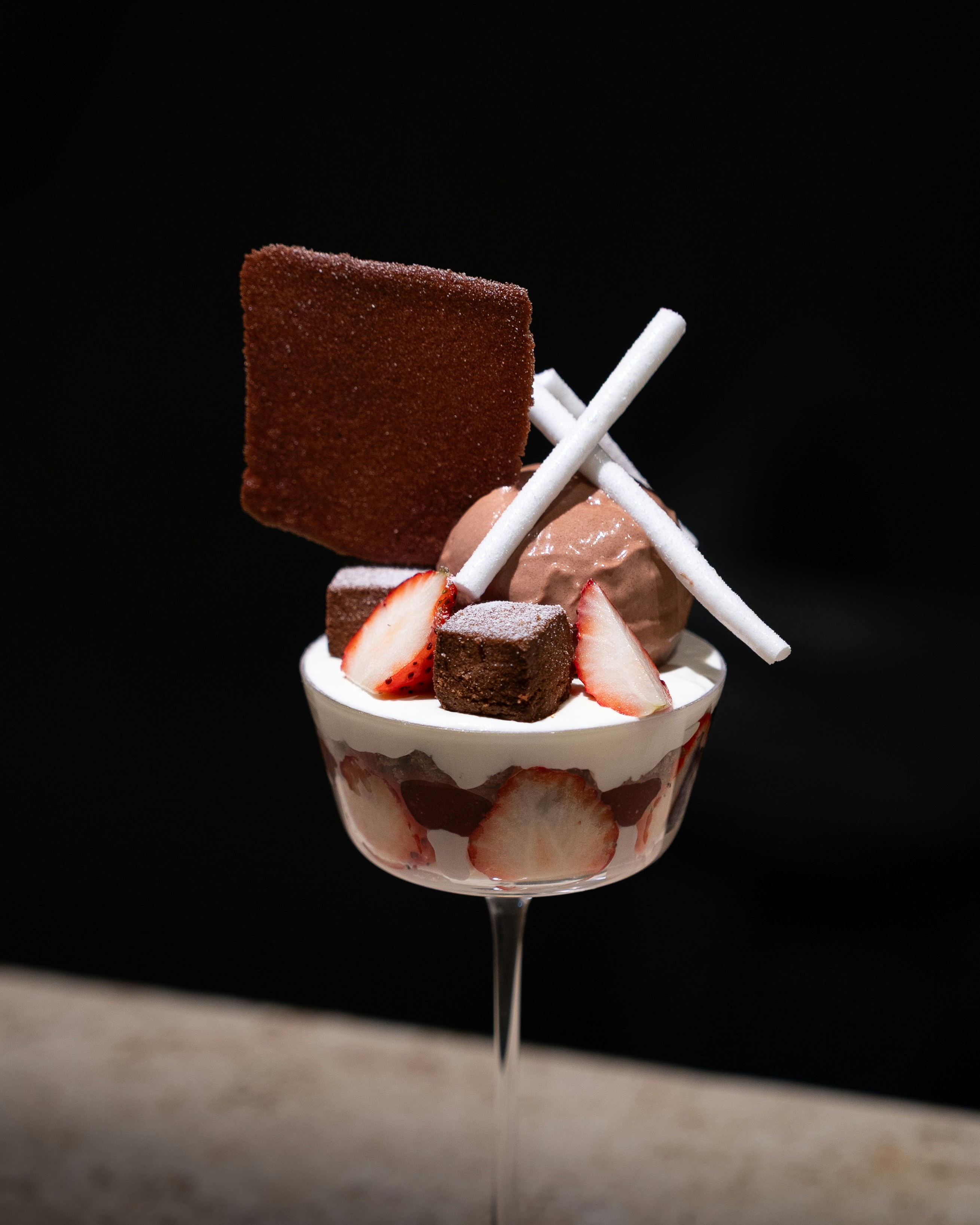 Delicious parfait with many tempting treats. photo – Free Food Image on ...