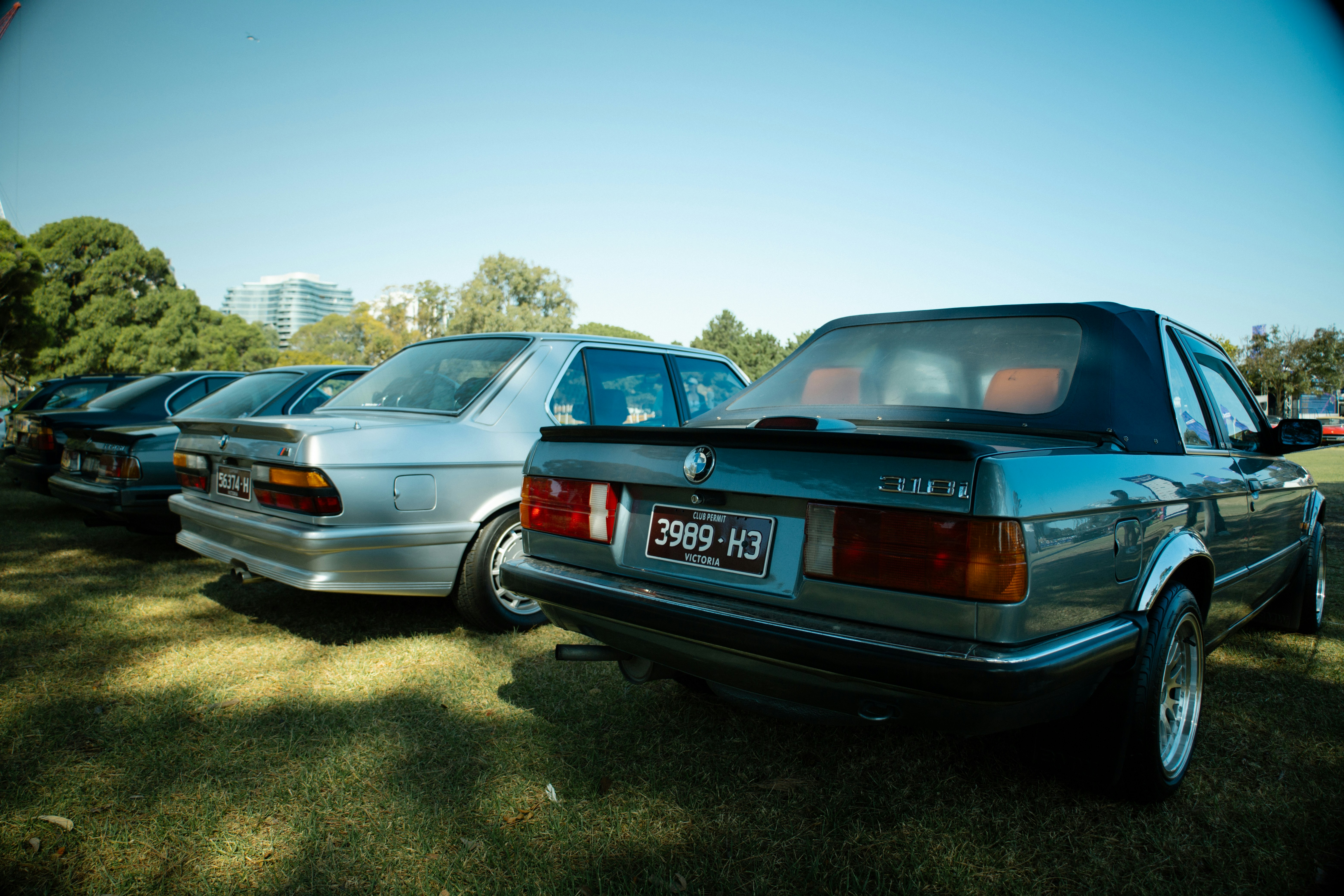 Auf dem Rasen parken BMW Oldtimer. Foto – Kostenloses Bild zum Thema ...