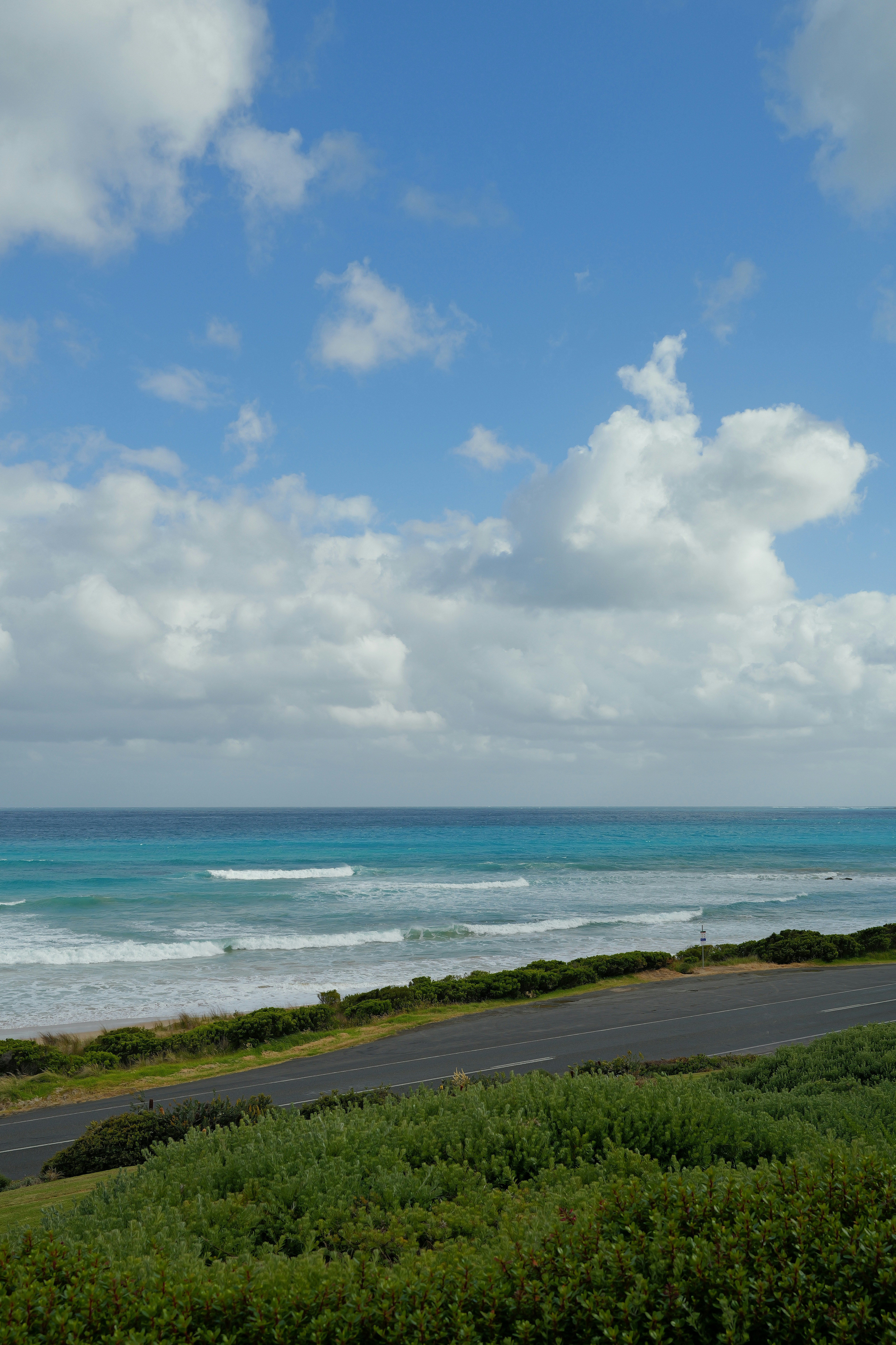 Coastal Serenity Under Azure Skies