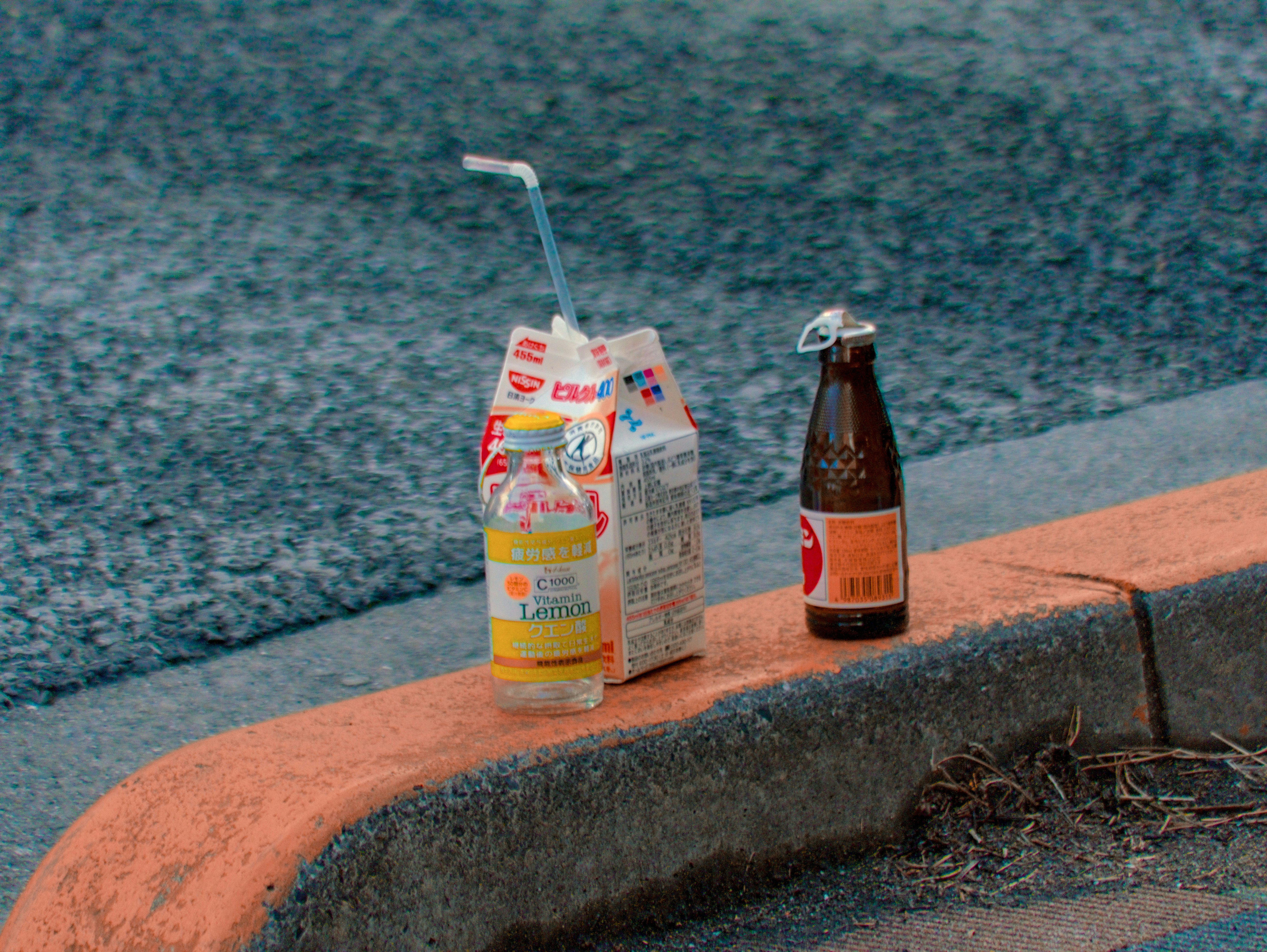 Urban Remnants: A Snapshot of Discarded Refreshments