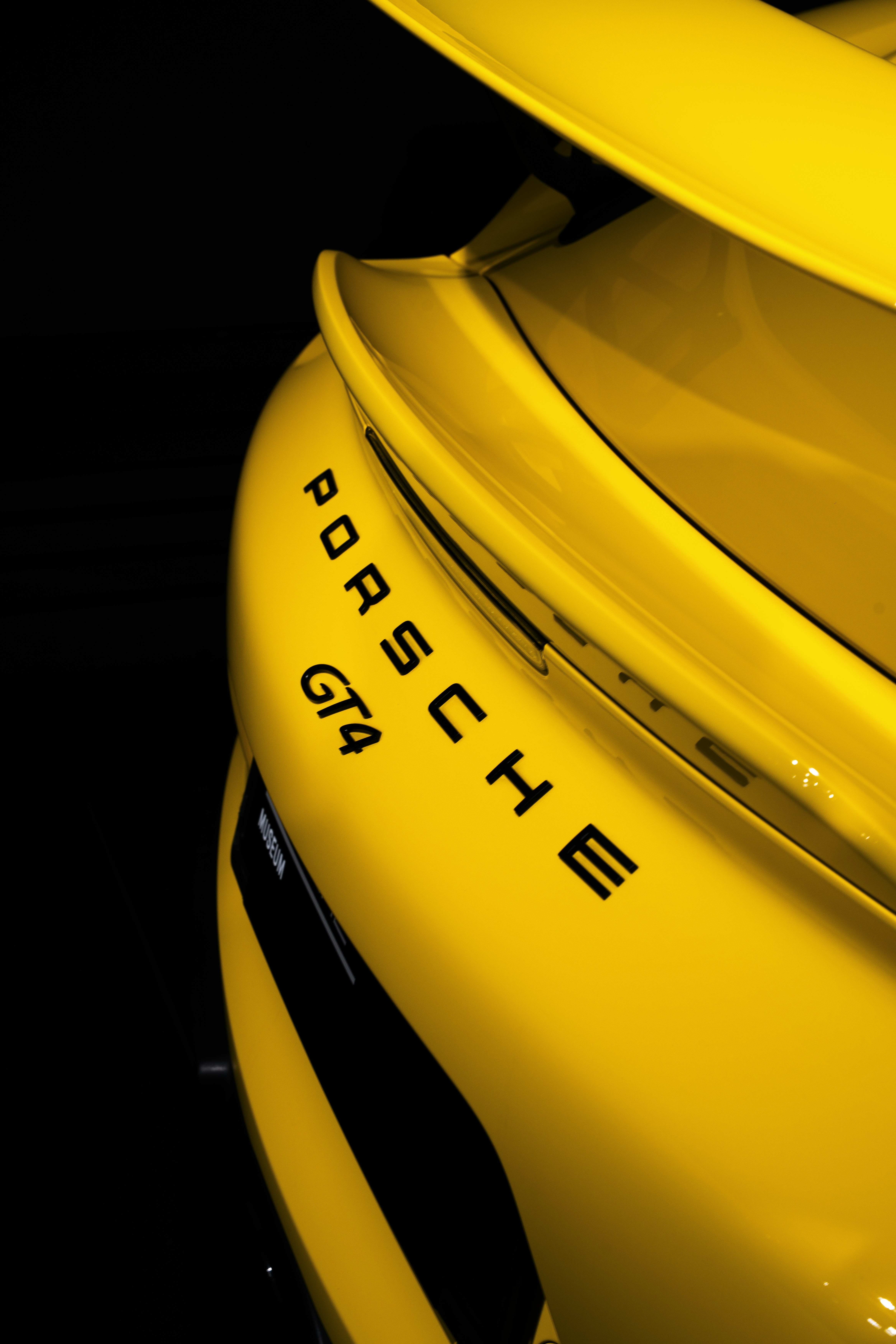 Yellow porsche gt4 rear end. photo – Free Car Image on Unsplash