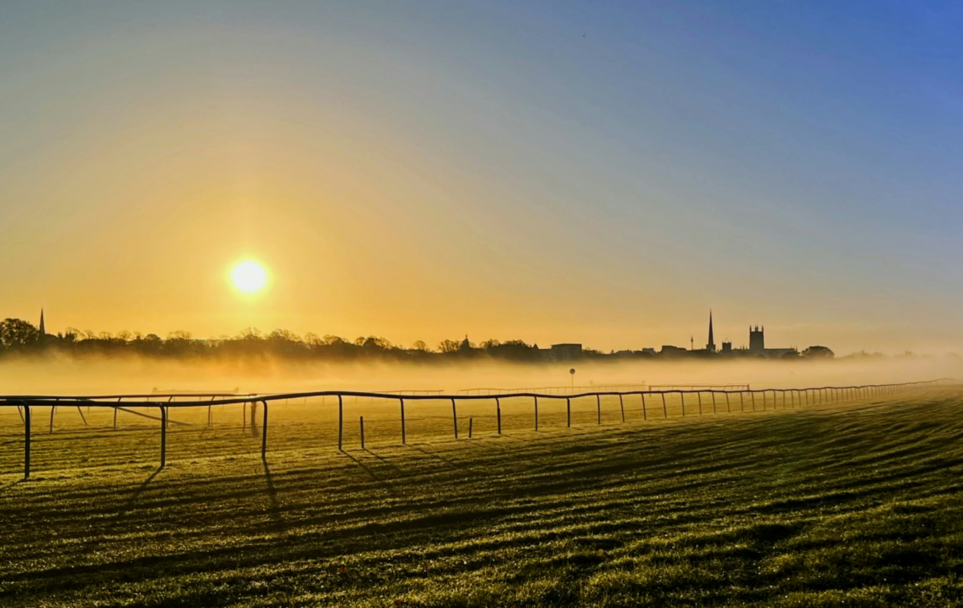 Morning Mist Over the Horizon