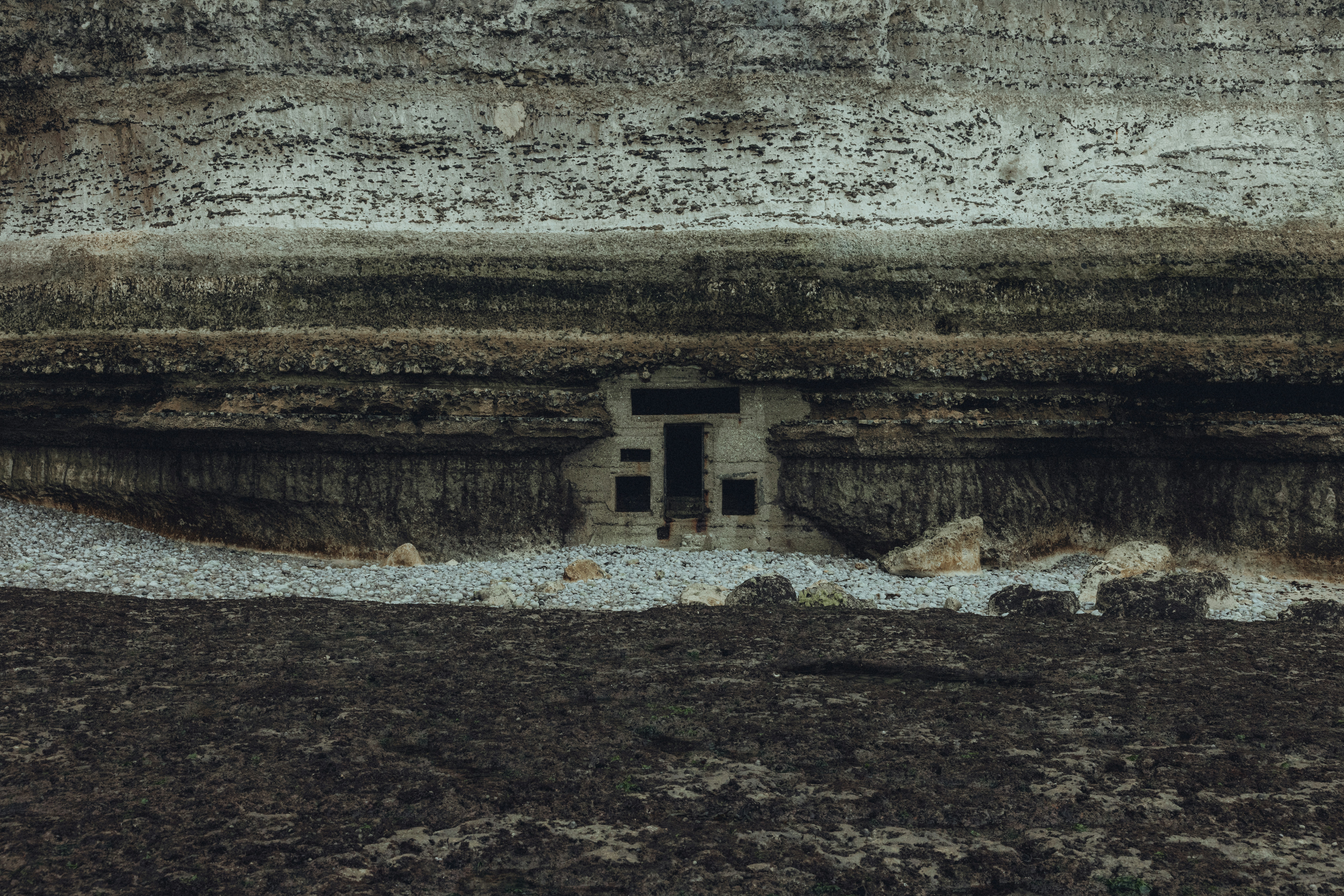 Hidden Doorway in the Cliffside