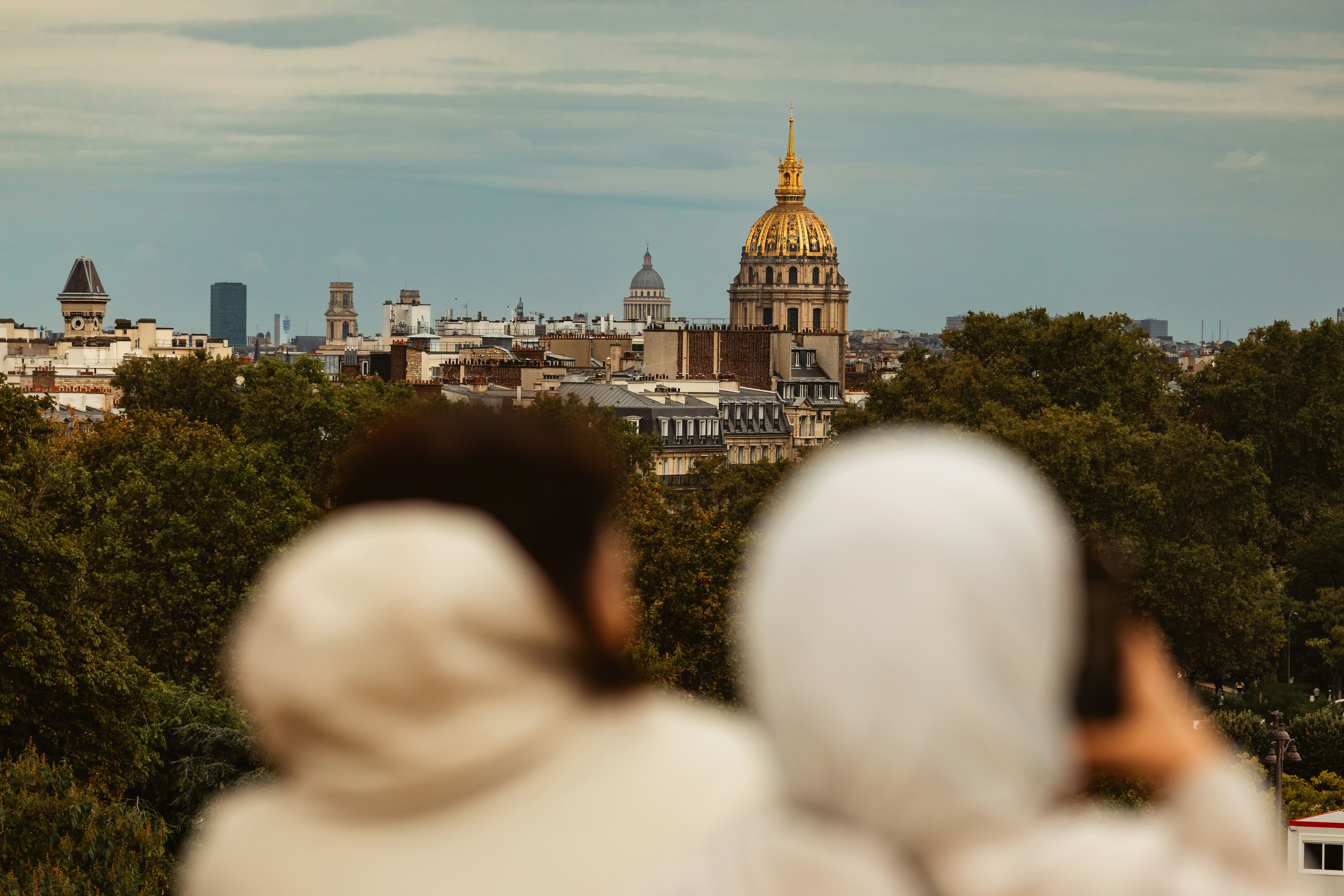 Gilded Dome Beyond the Trees