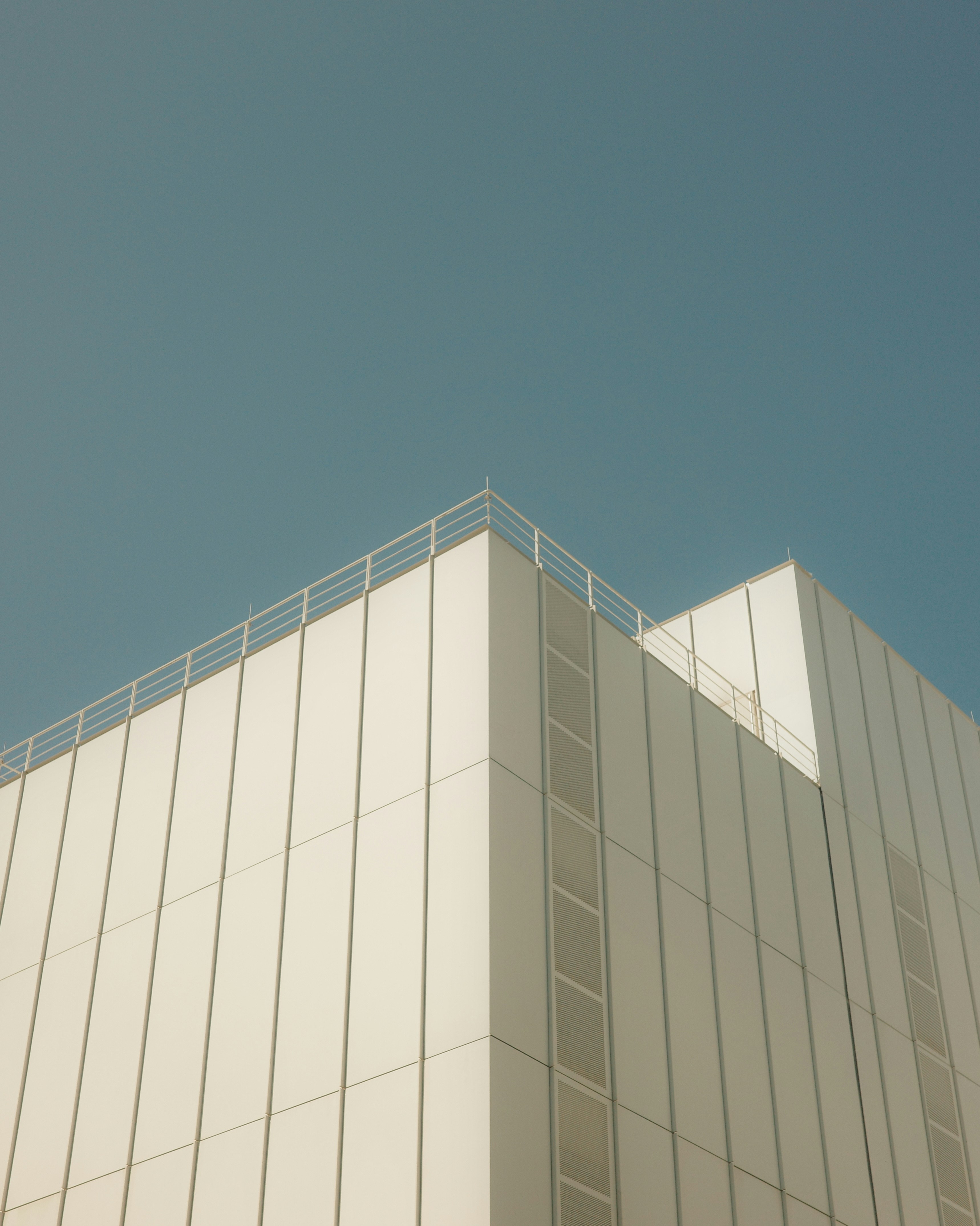Geometric Elegance Against Cerulean Skies